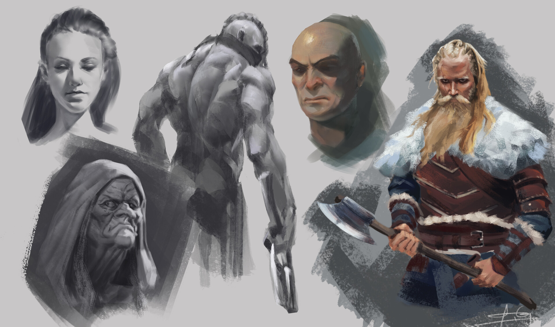 ArtStation - More Old Practice