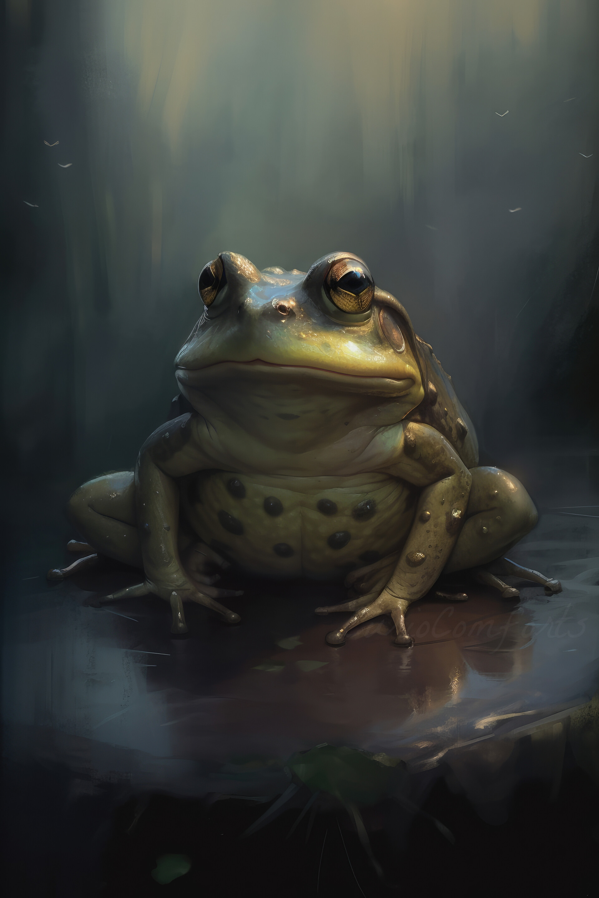 ArtStation - Academia Alcove: Rain Frog v3