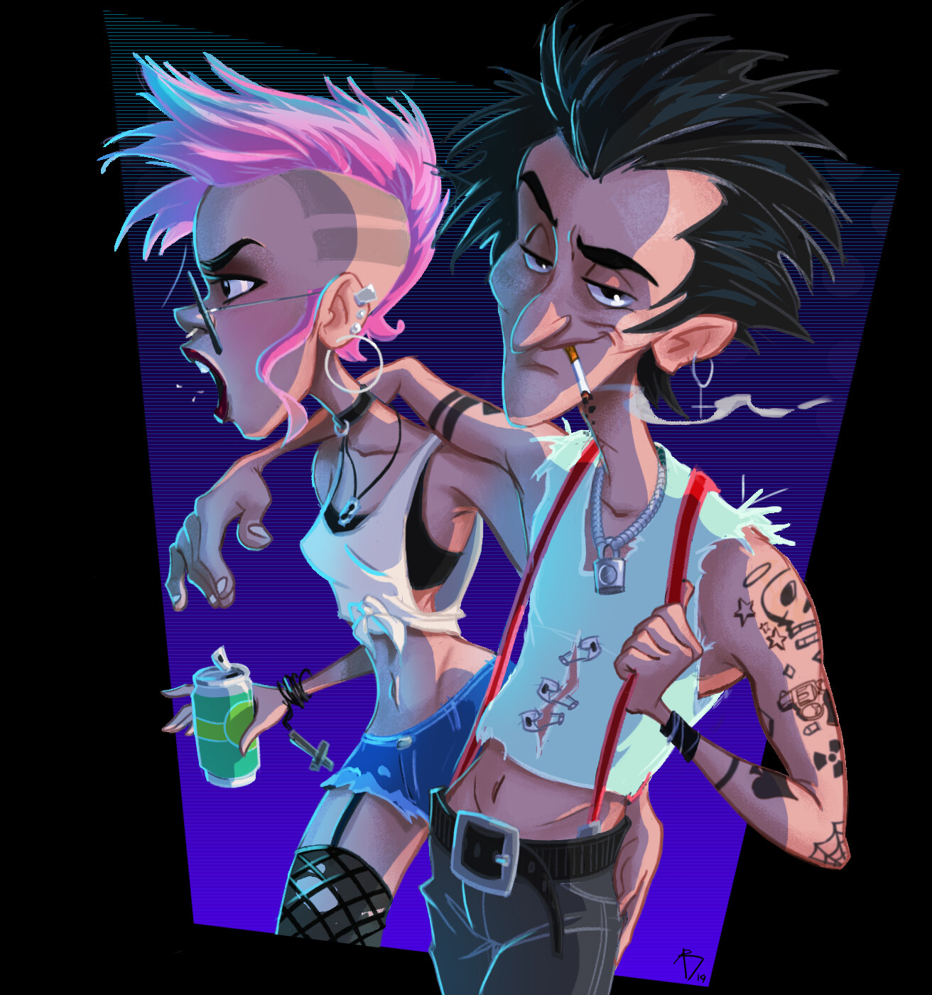 ArtStation - Sid & Nancy