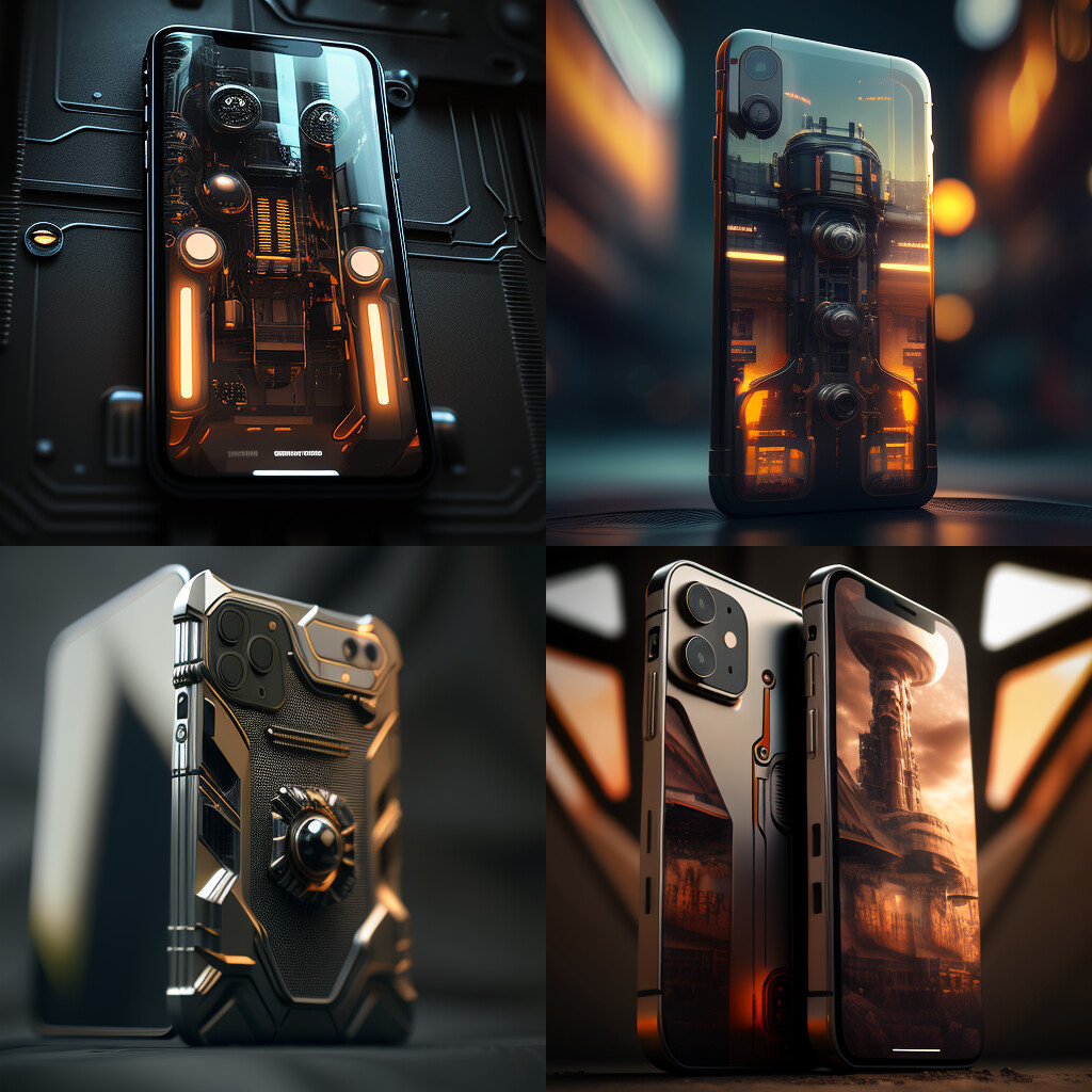 ArtStation - SF futuristic Iphone
