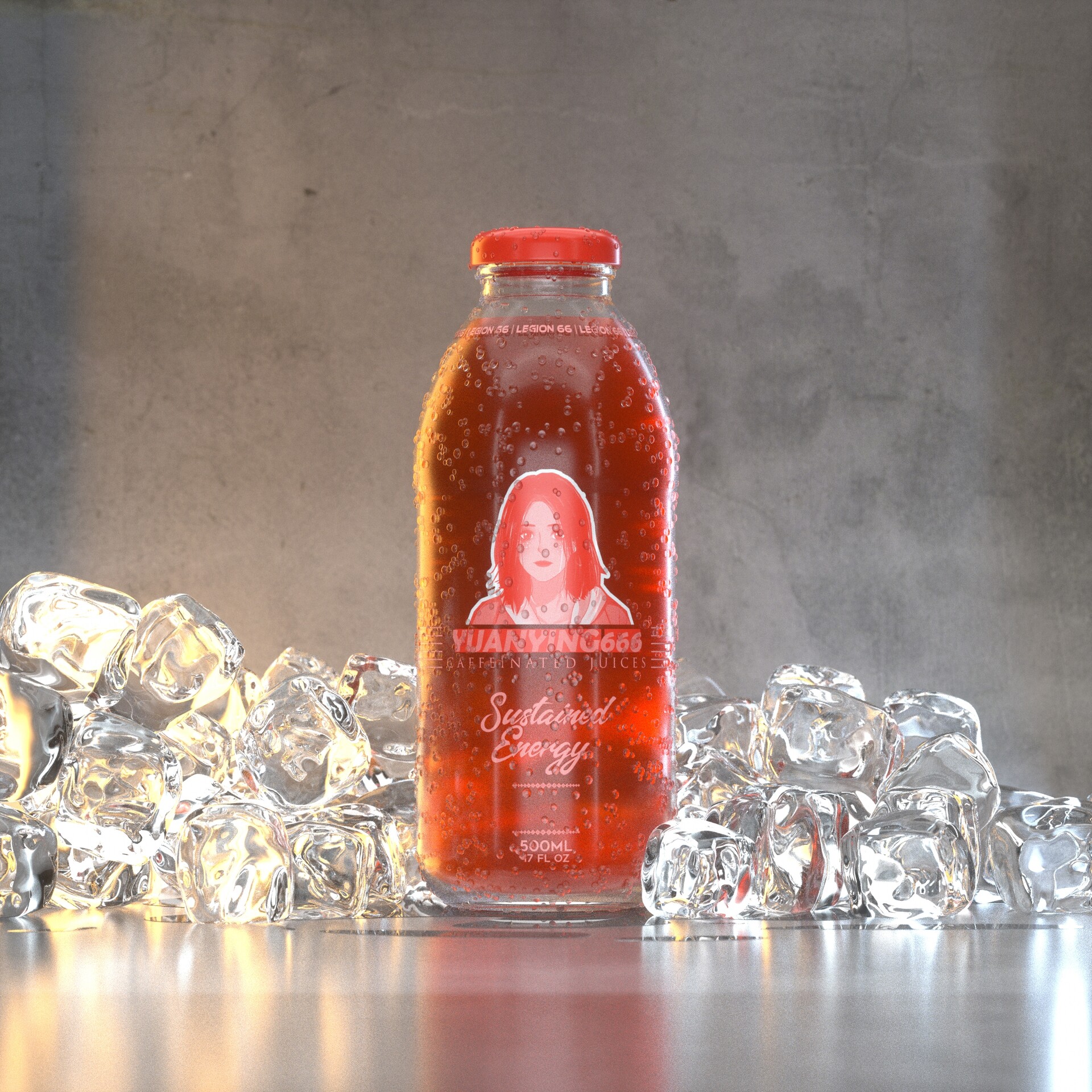 ArtStation - Drinks rendering