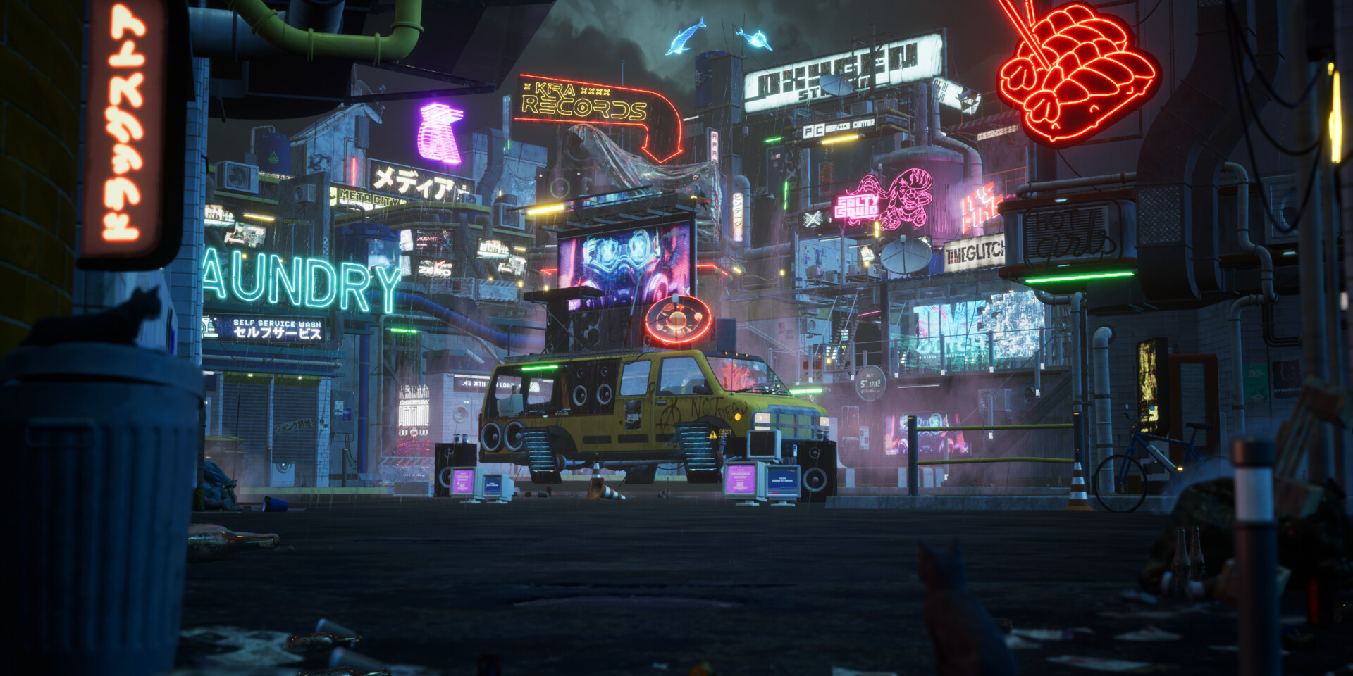 ArtStation - cyberpunk environment