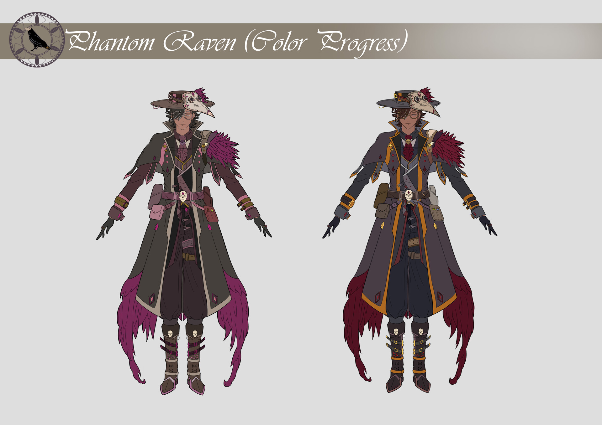 Silver Lee - Character Design Phantom Raven Espresso Cookie