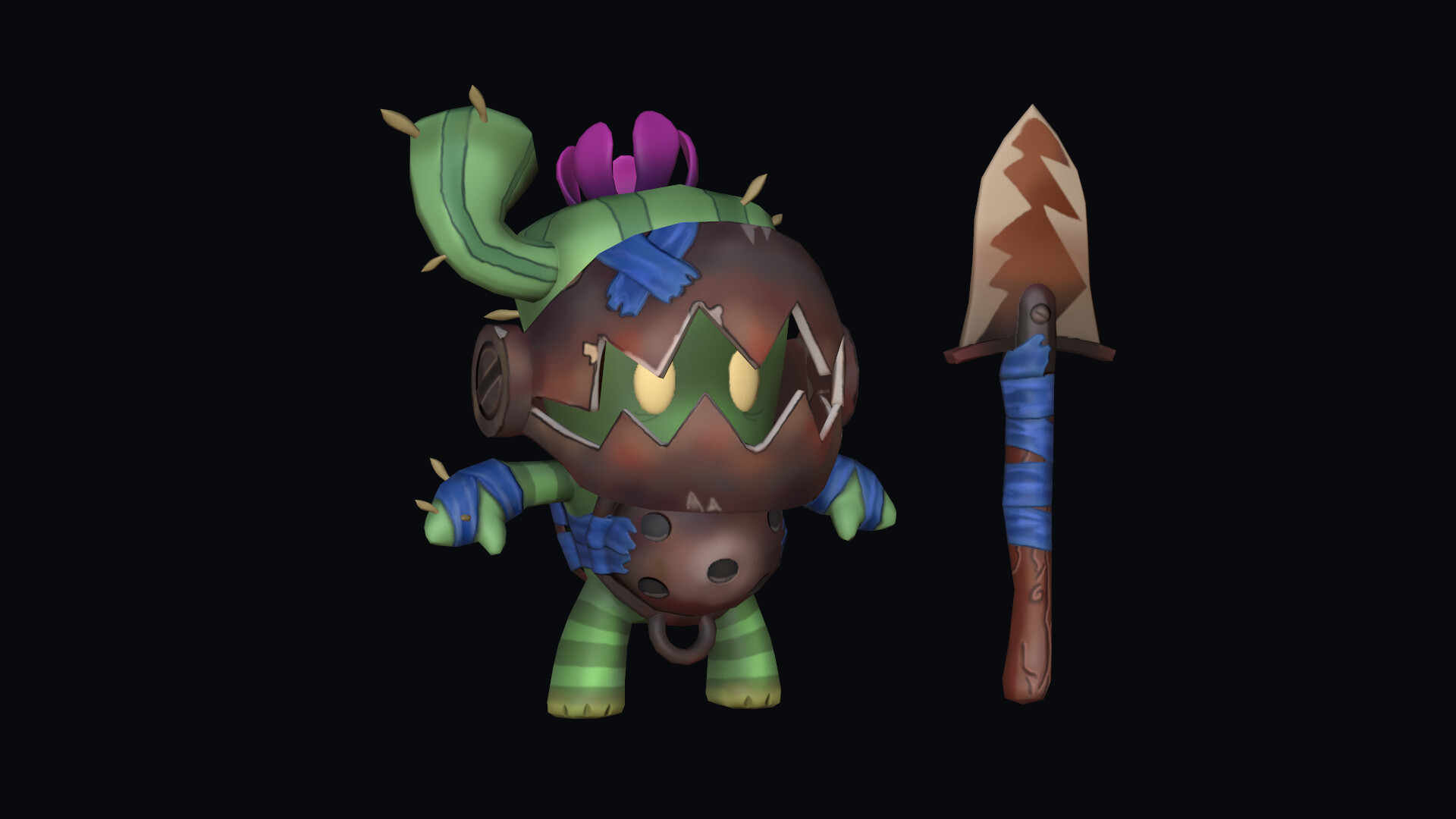 ArtStation - stylized character Cactus