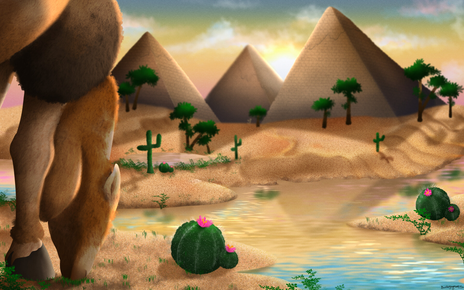 ArtStation - Pyramid Scene