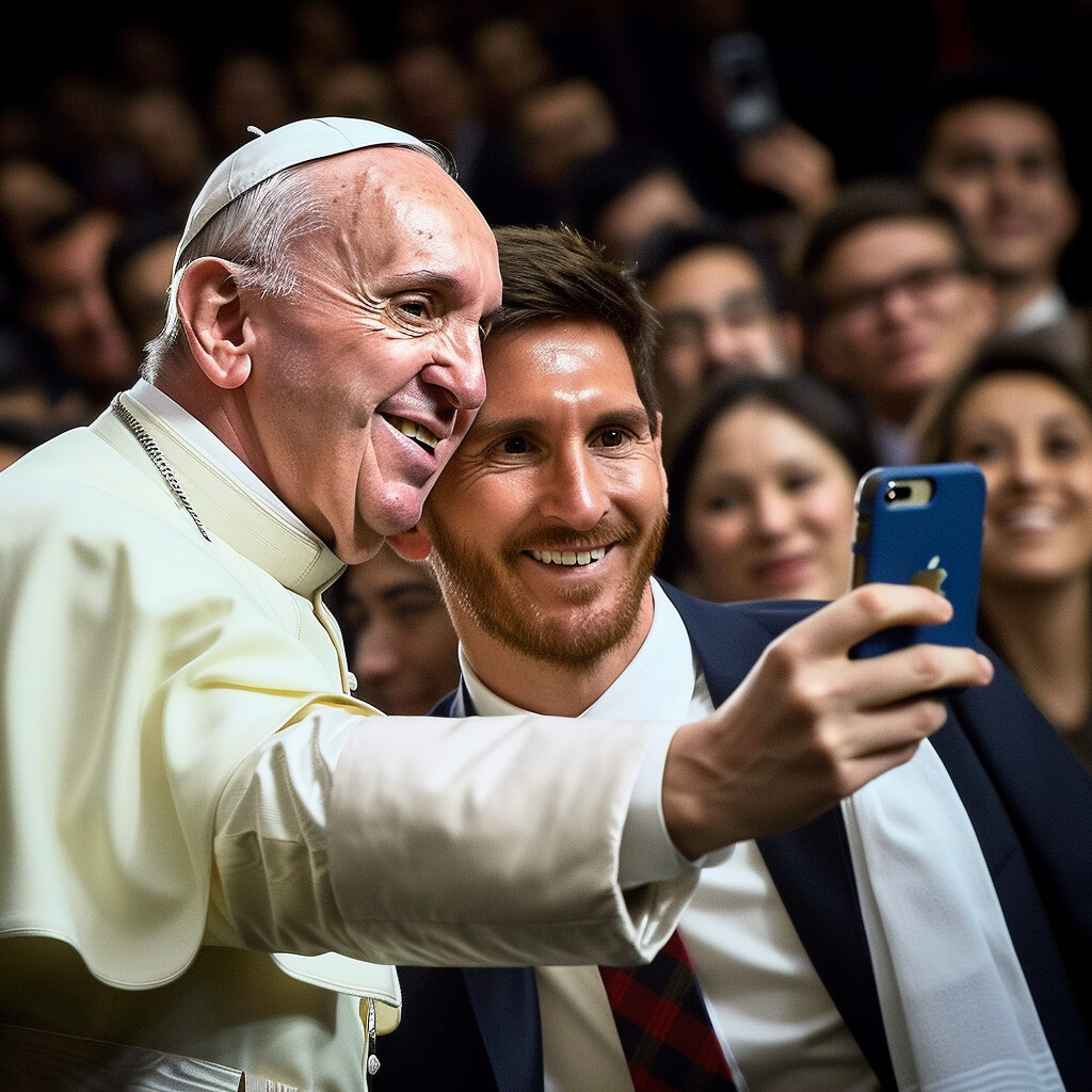 ArtStation - The photo of the Pope and God