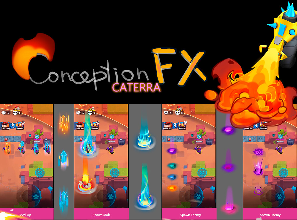 ArtStation - Conception Effects Caterra