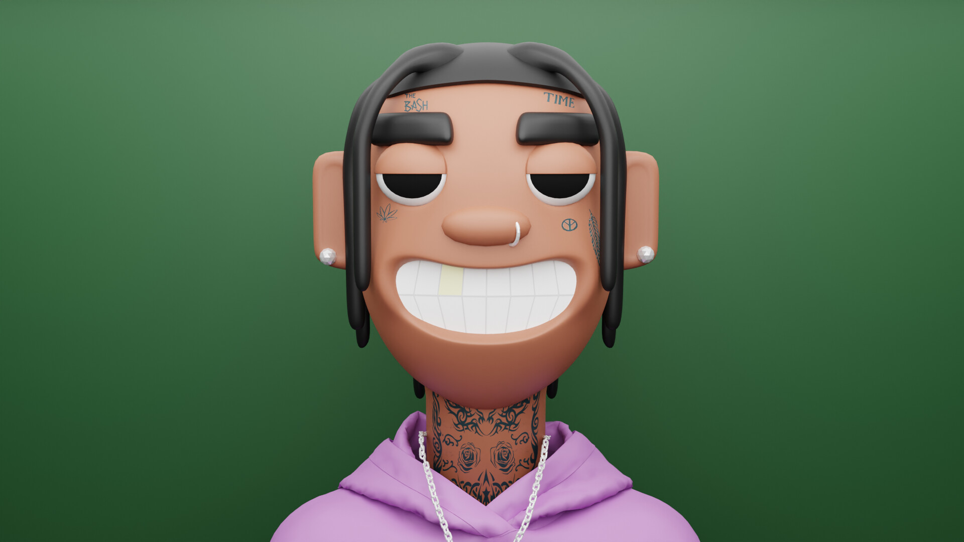 Wiz Khalifa Cartoon Character