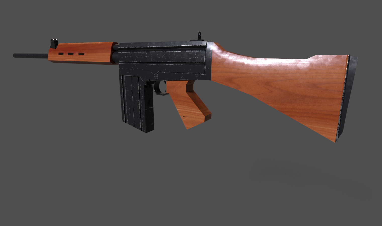 ArtStation - Lowpoly PBR FN FAL