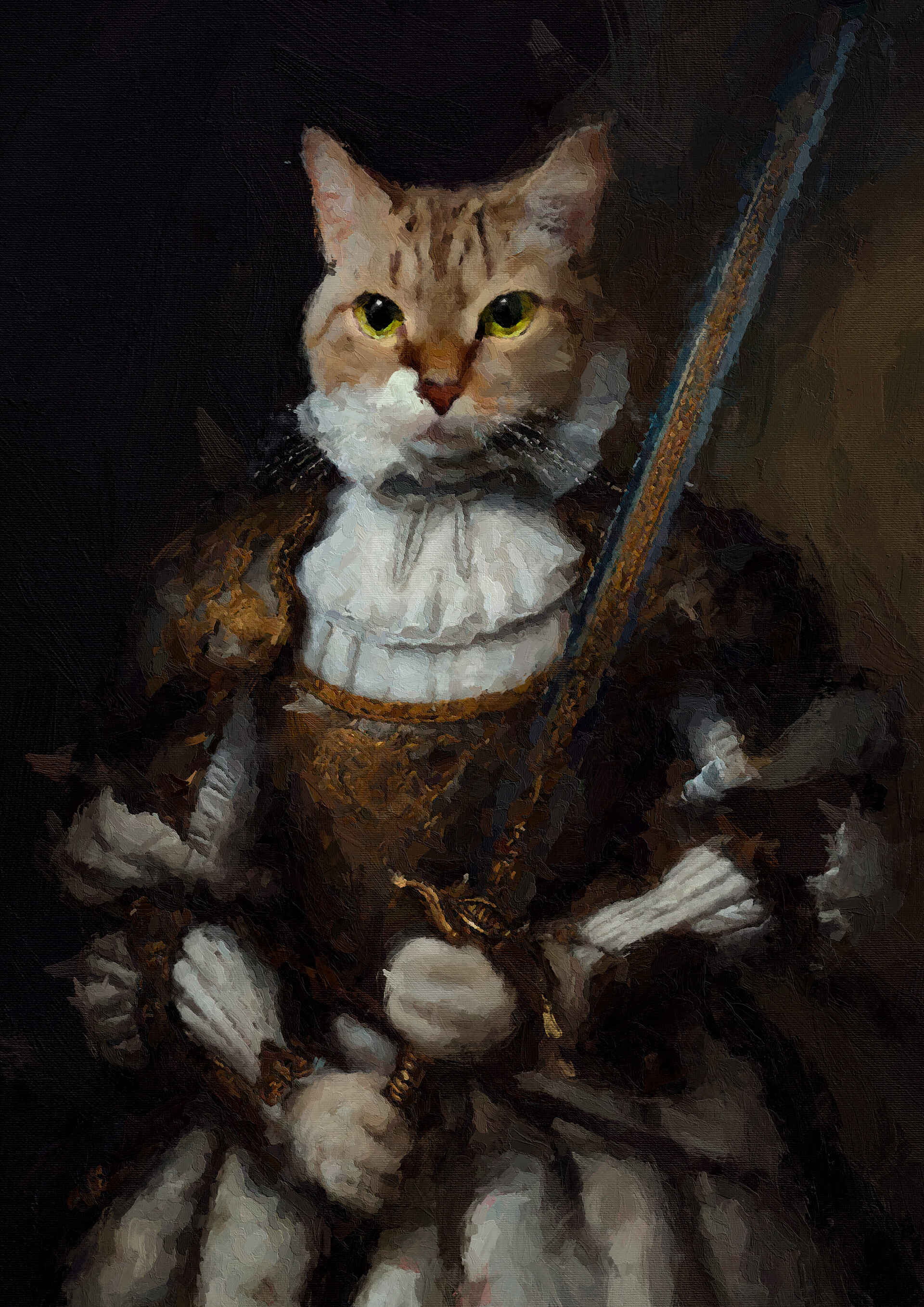 ArtStation - Sword Cat: Hunting Mice