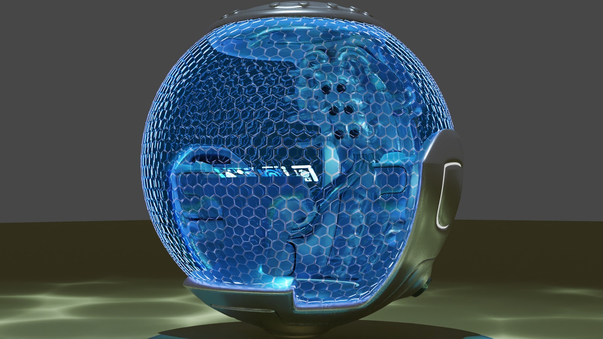 ArtStation - Alien control Sphere