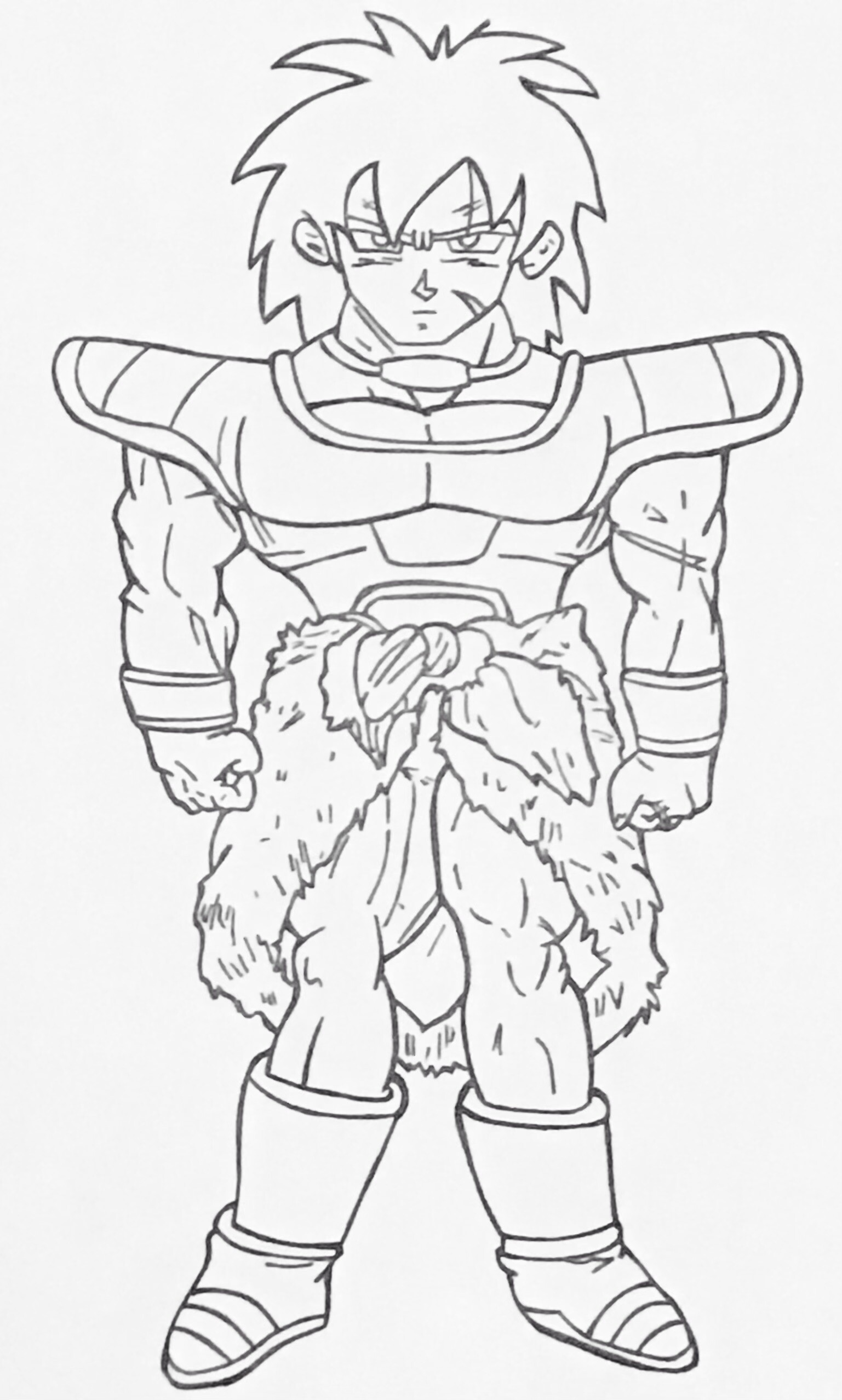 broly coloring book