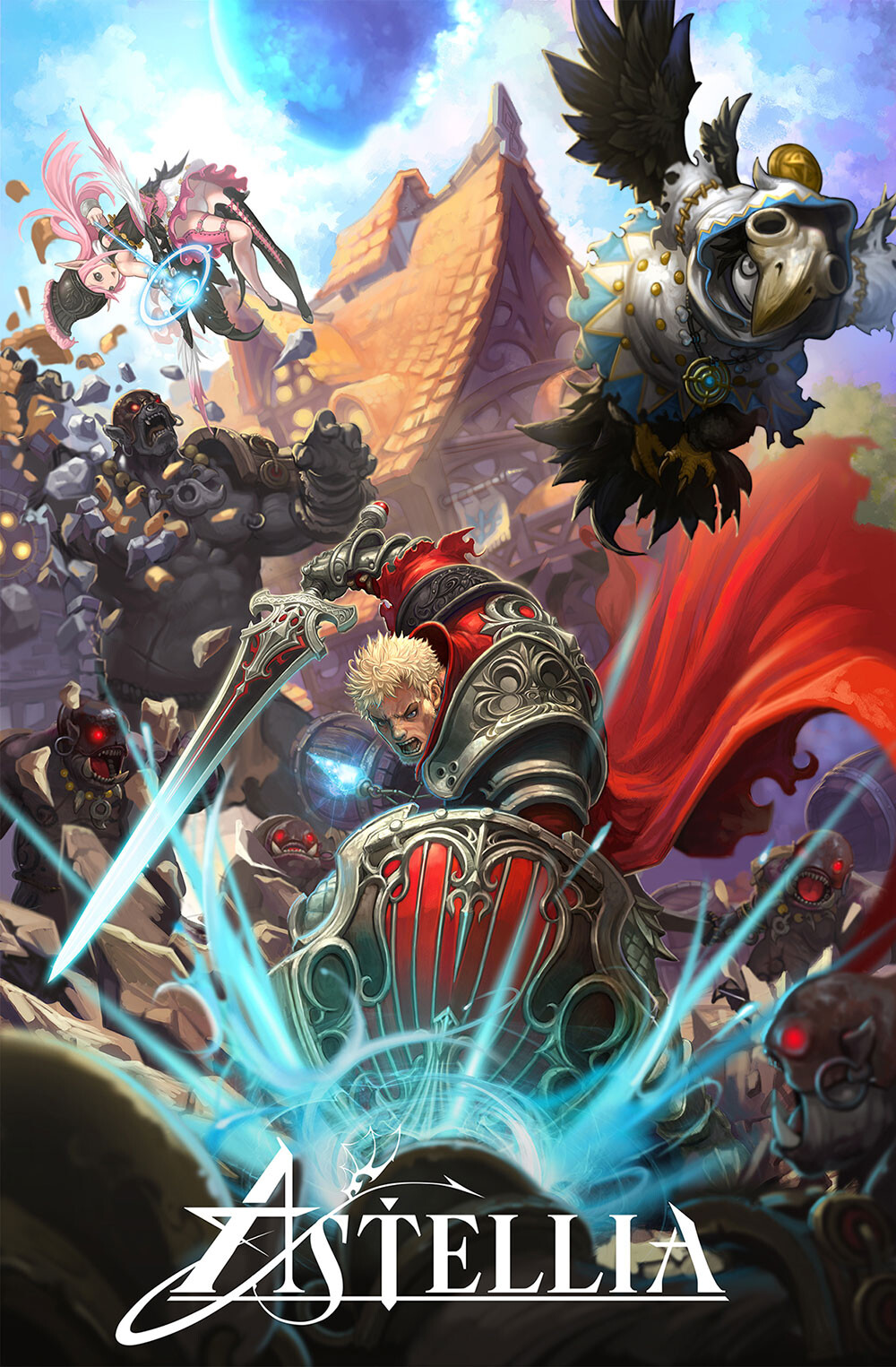 ArtStation - ASTELLIA_ Battle with Astel 02