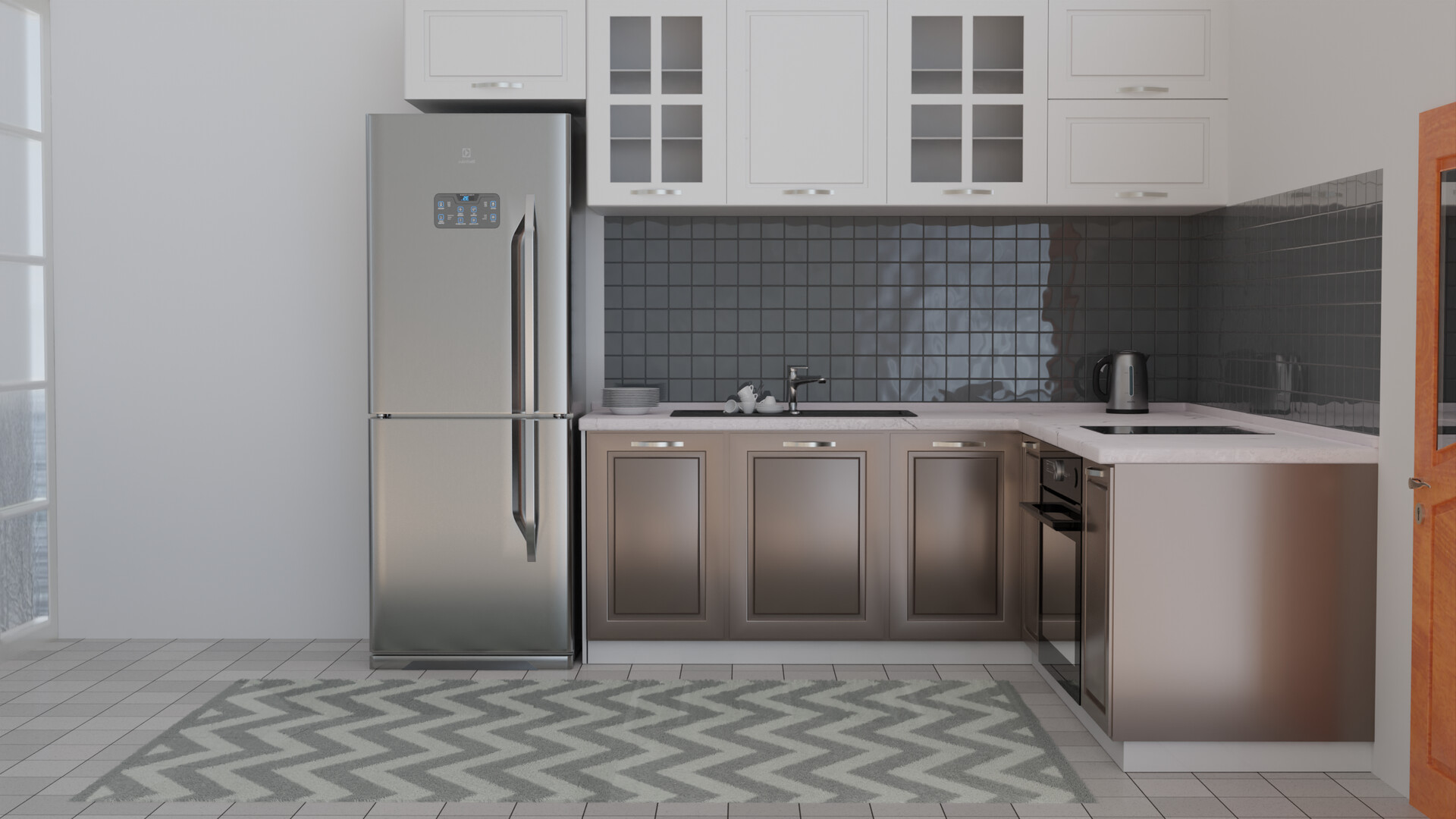 ArtStation - 3d realistic kitchen