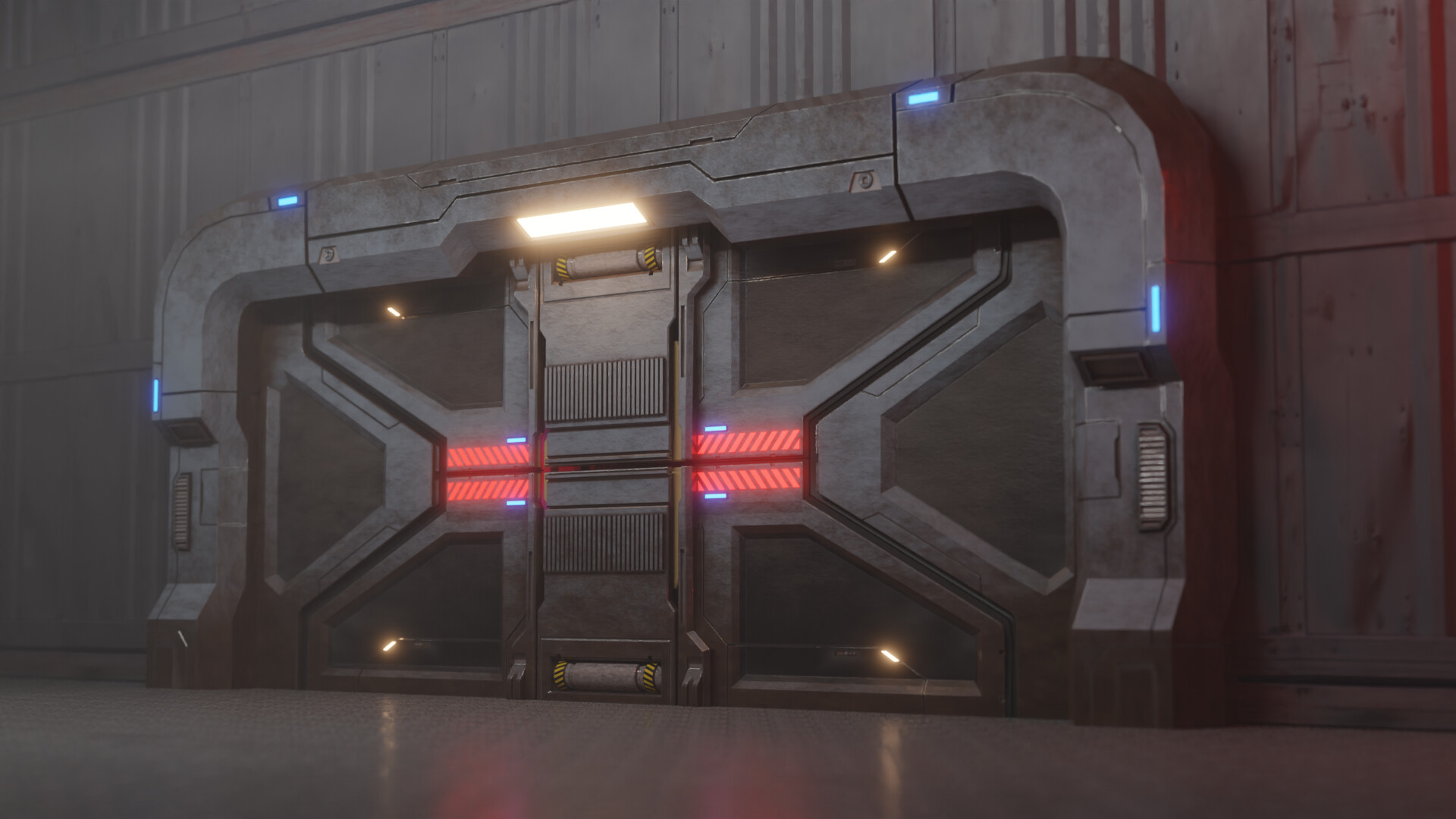 ArtStation - Sci-fi Heavy door