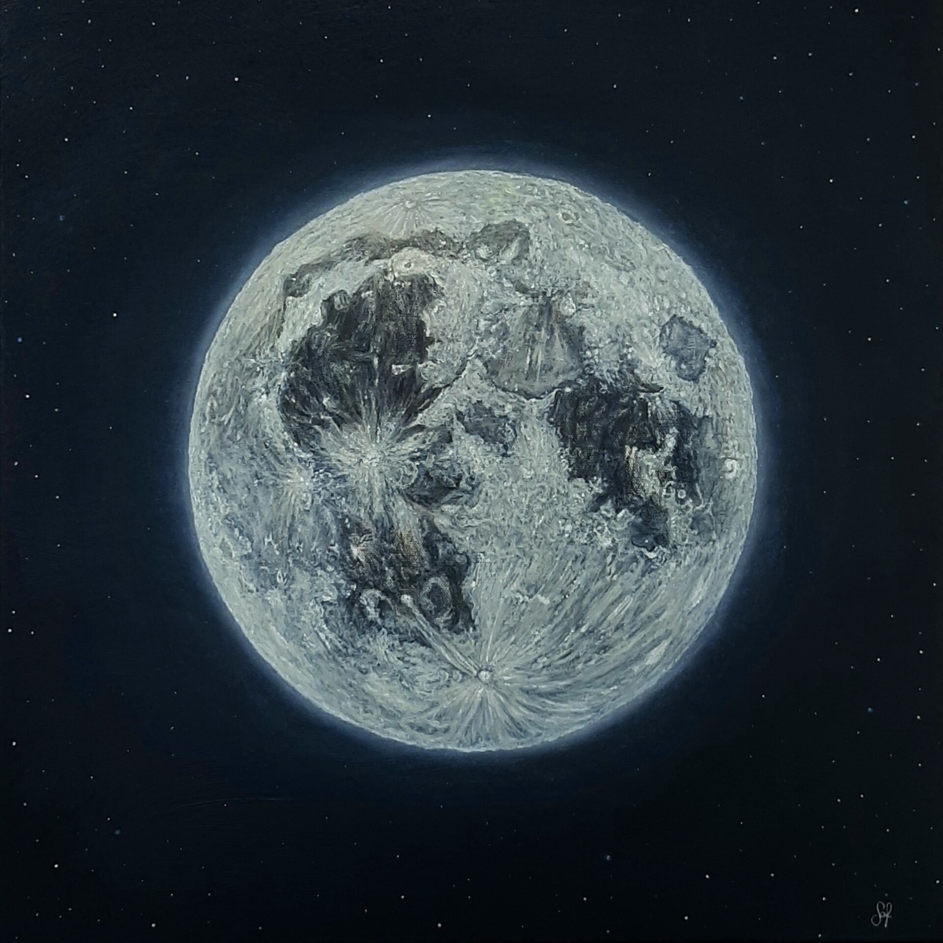 ArtStation - Worried Moon