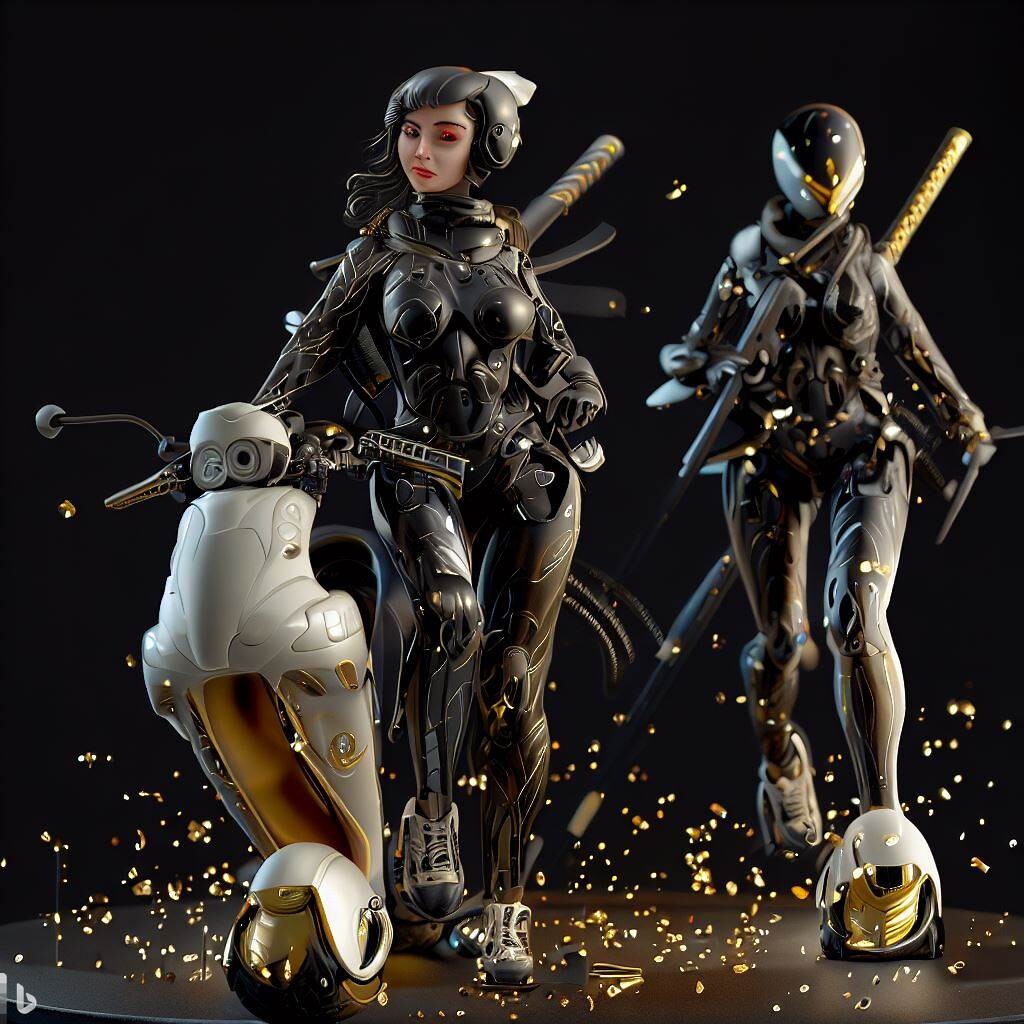 John Pabrua - Cybernetic NINJA GIRLS