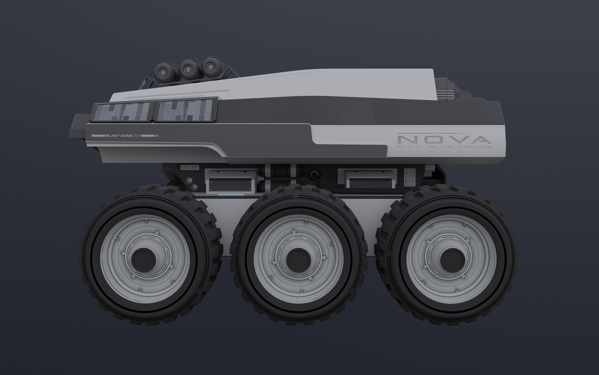 Sergey Maryshev - Sci-Fi Moon Rover