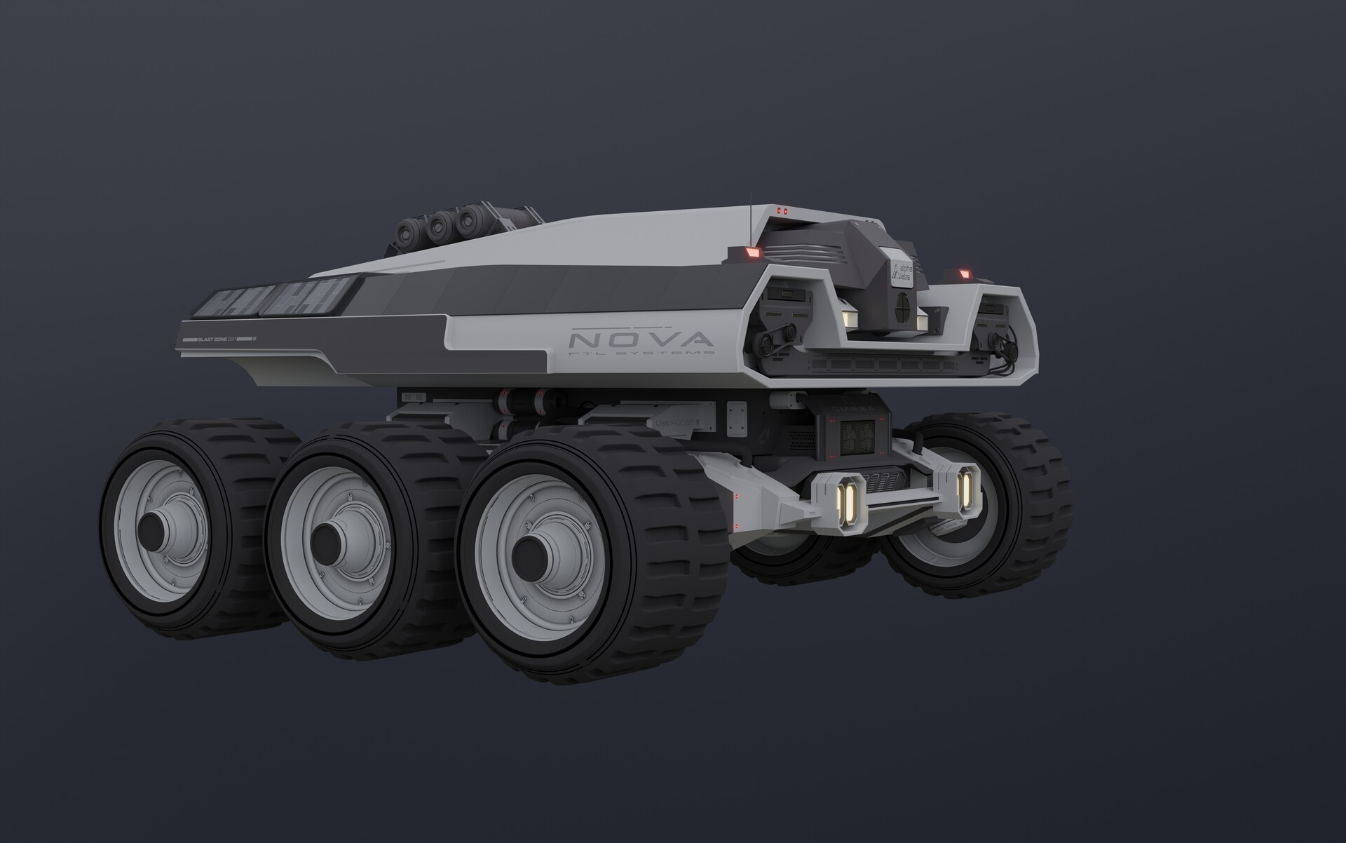 Sci Fi Moon Rover