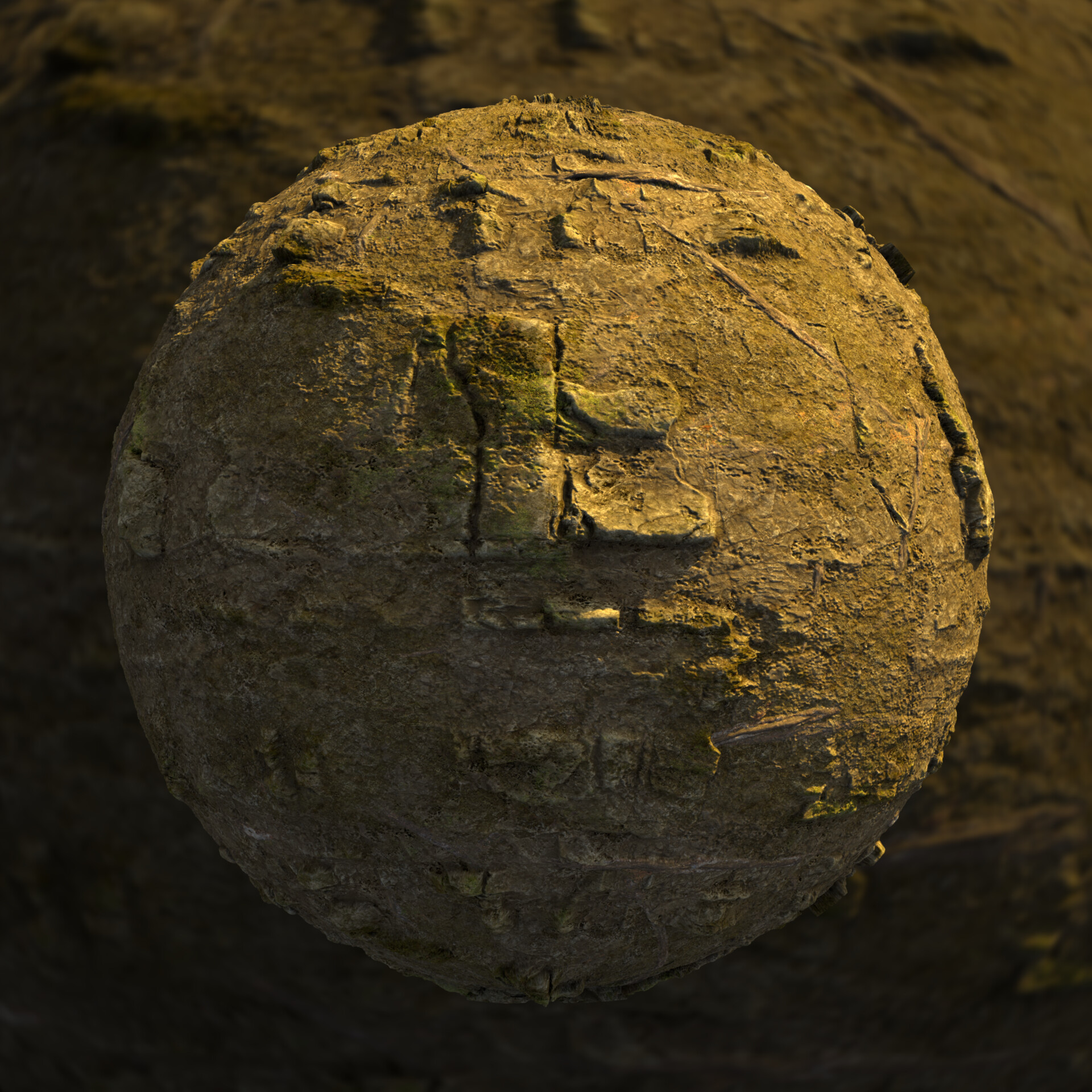 John Rettig - Custom Materials 'Overgrown Ancient Floors'