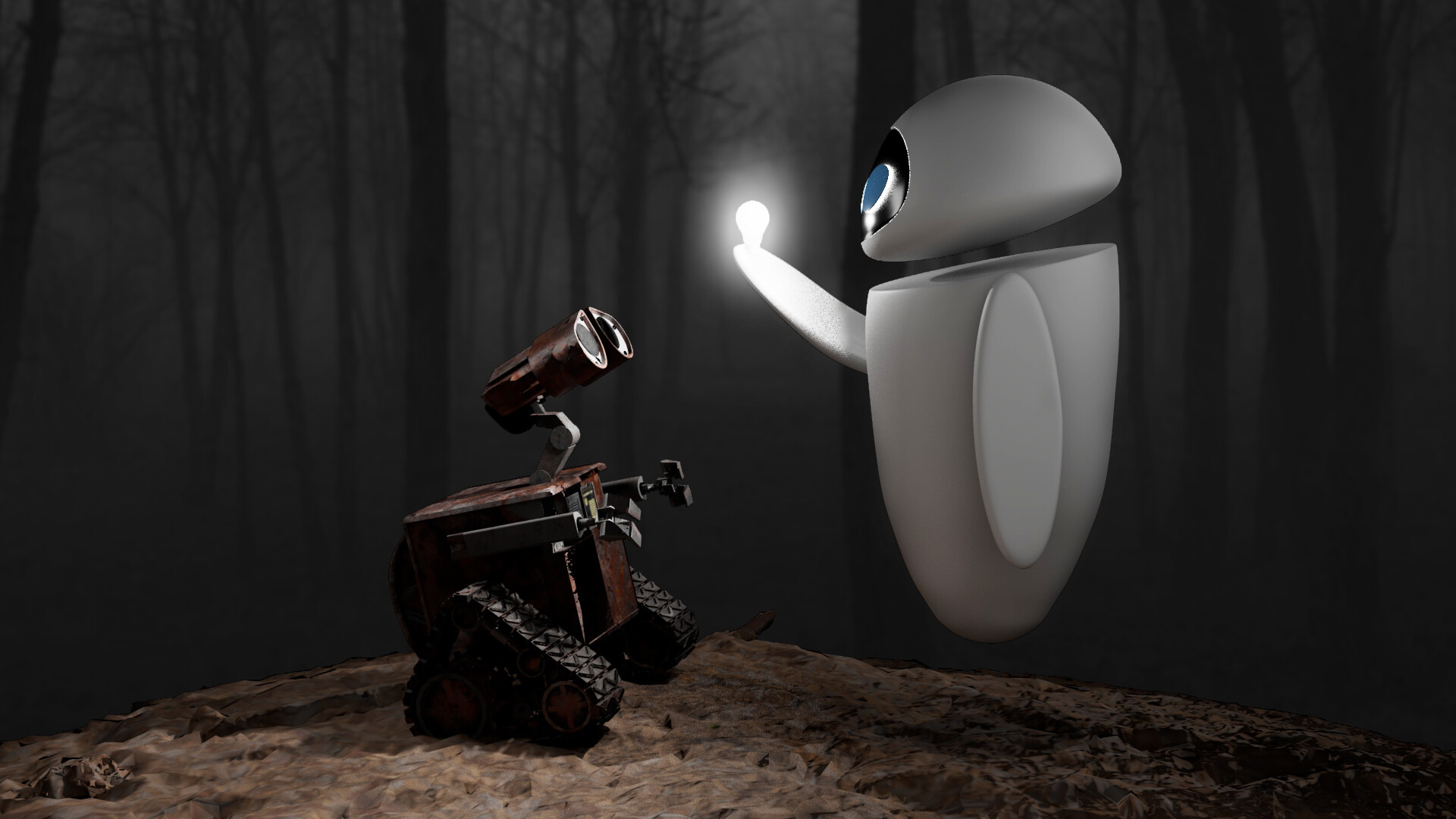 ArtStation - Wall-E and EVE