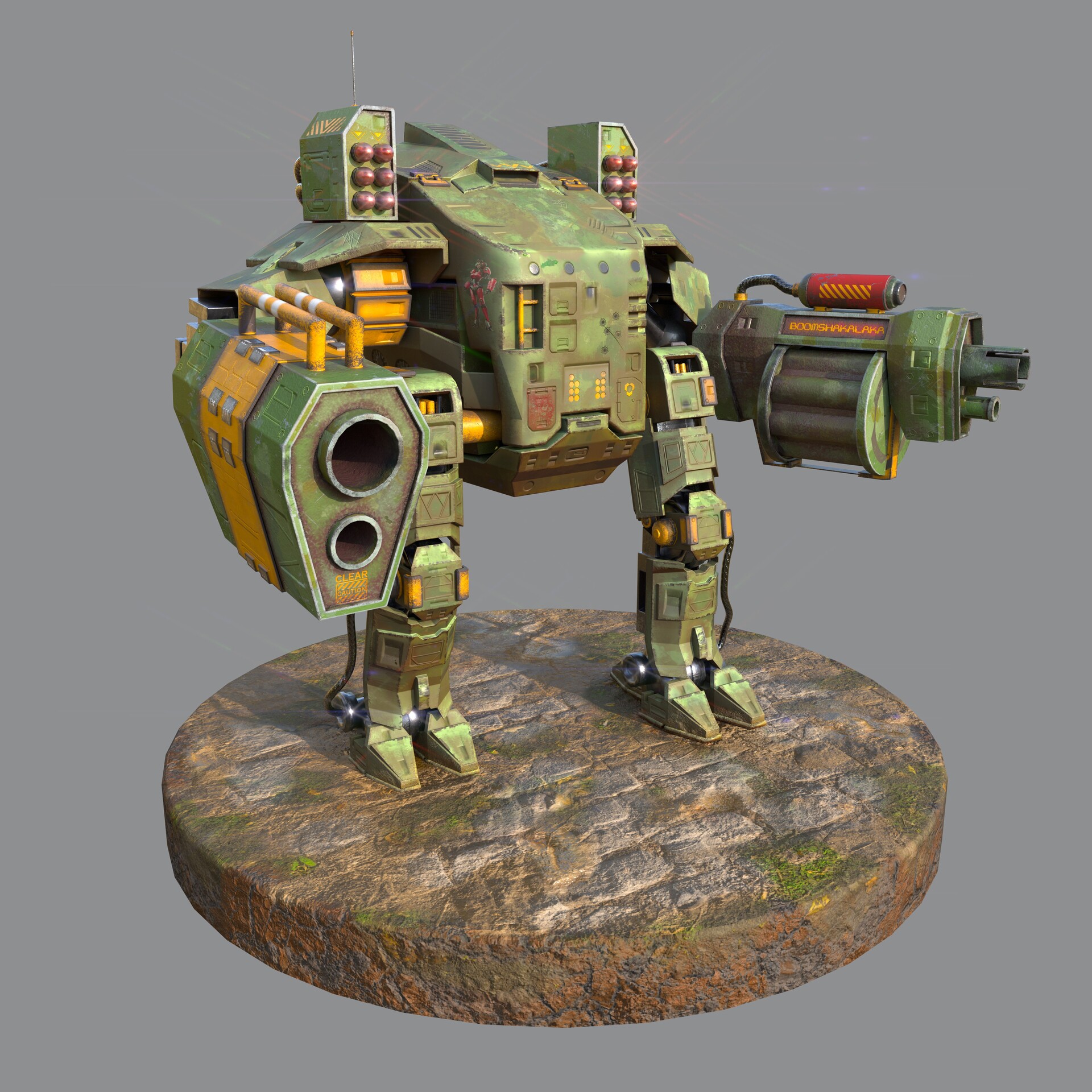 Adam Breen - armored mech