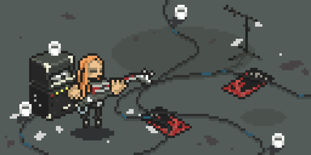 ArtStation - The character is a musician for an unusual gameplay