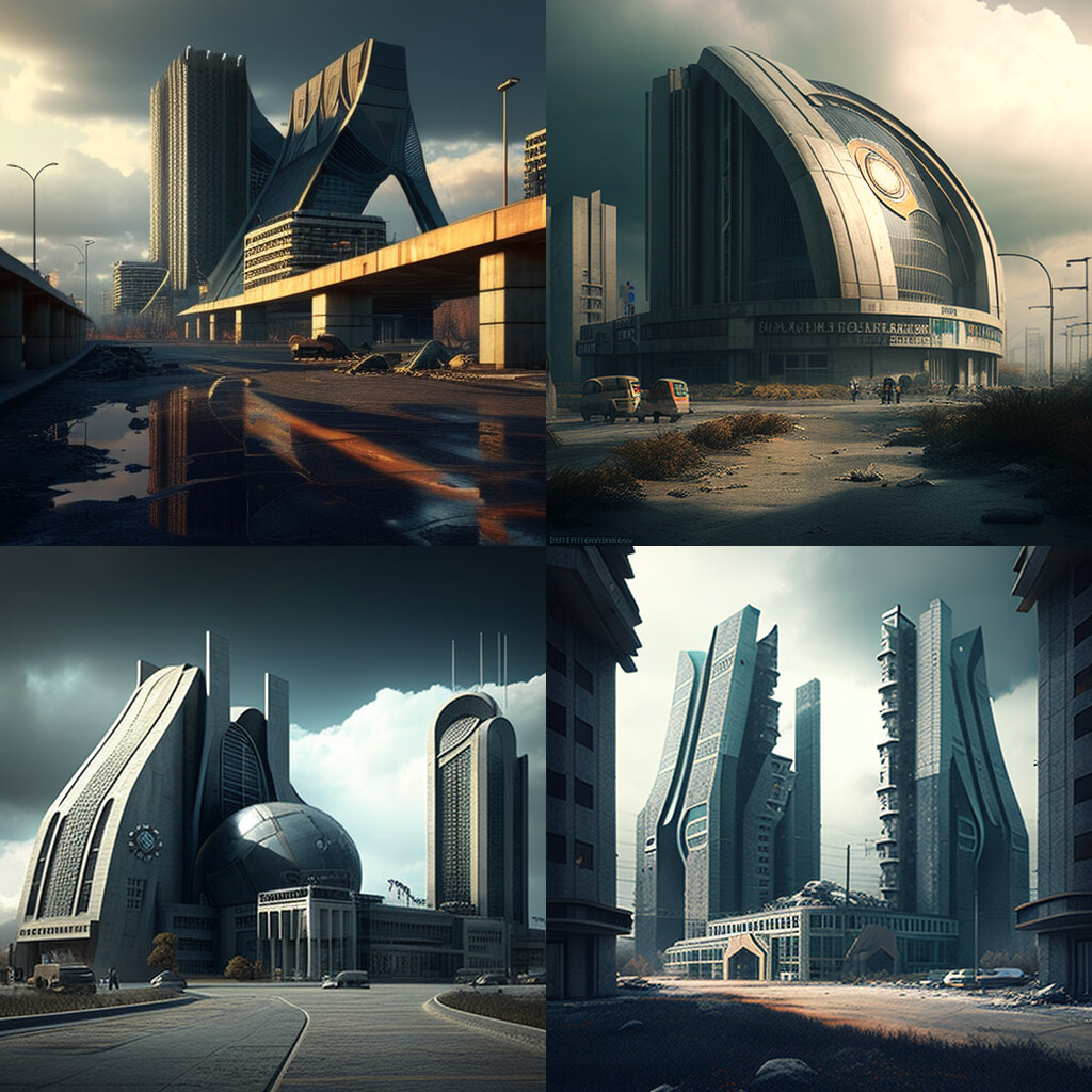 ArtStation - SF futuristic city Chernobyl