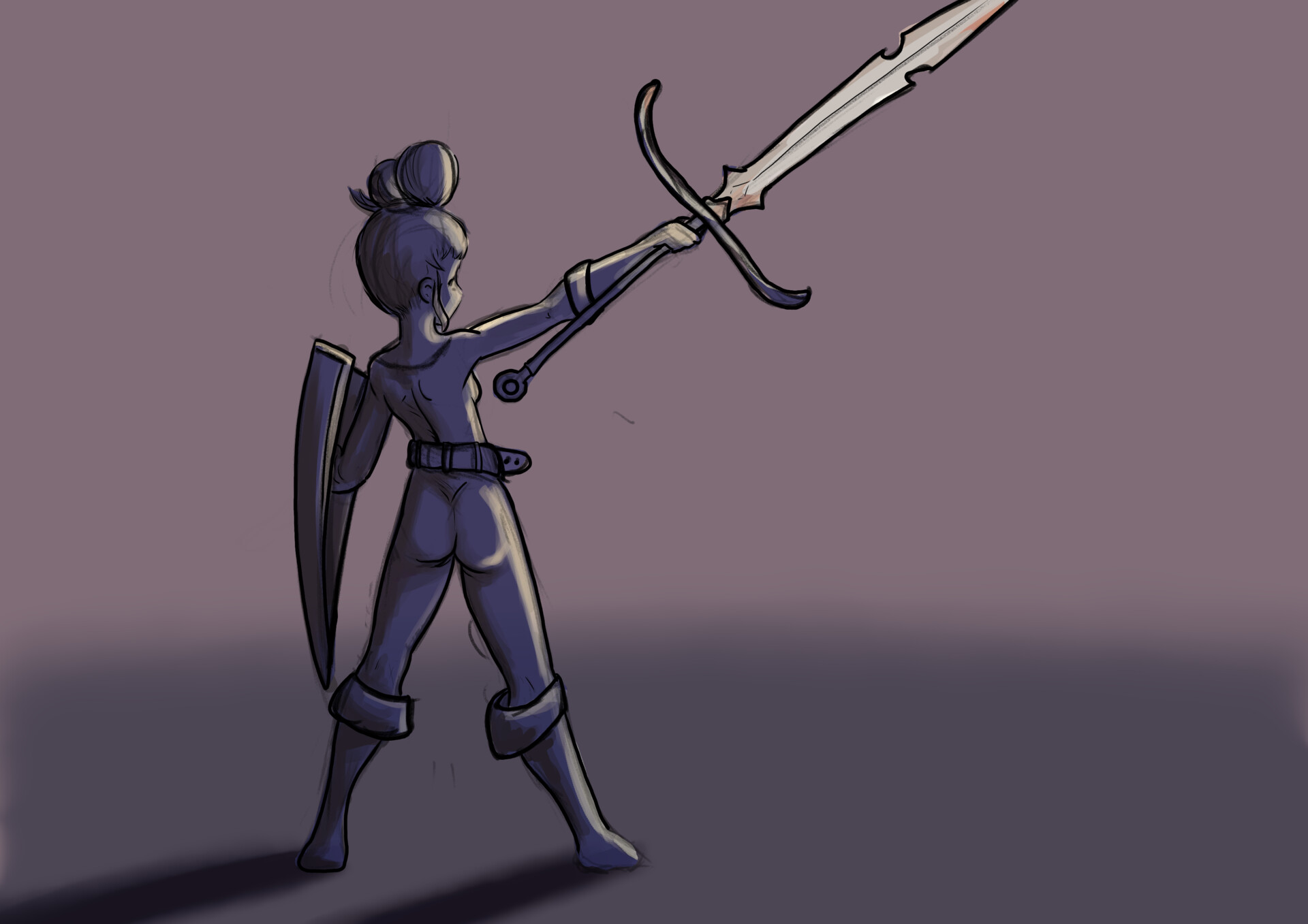 ArtStation - Swordswoman