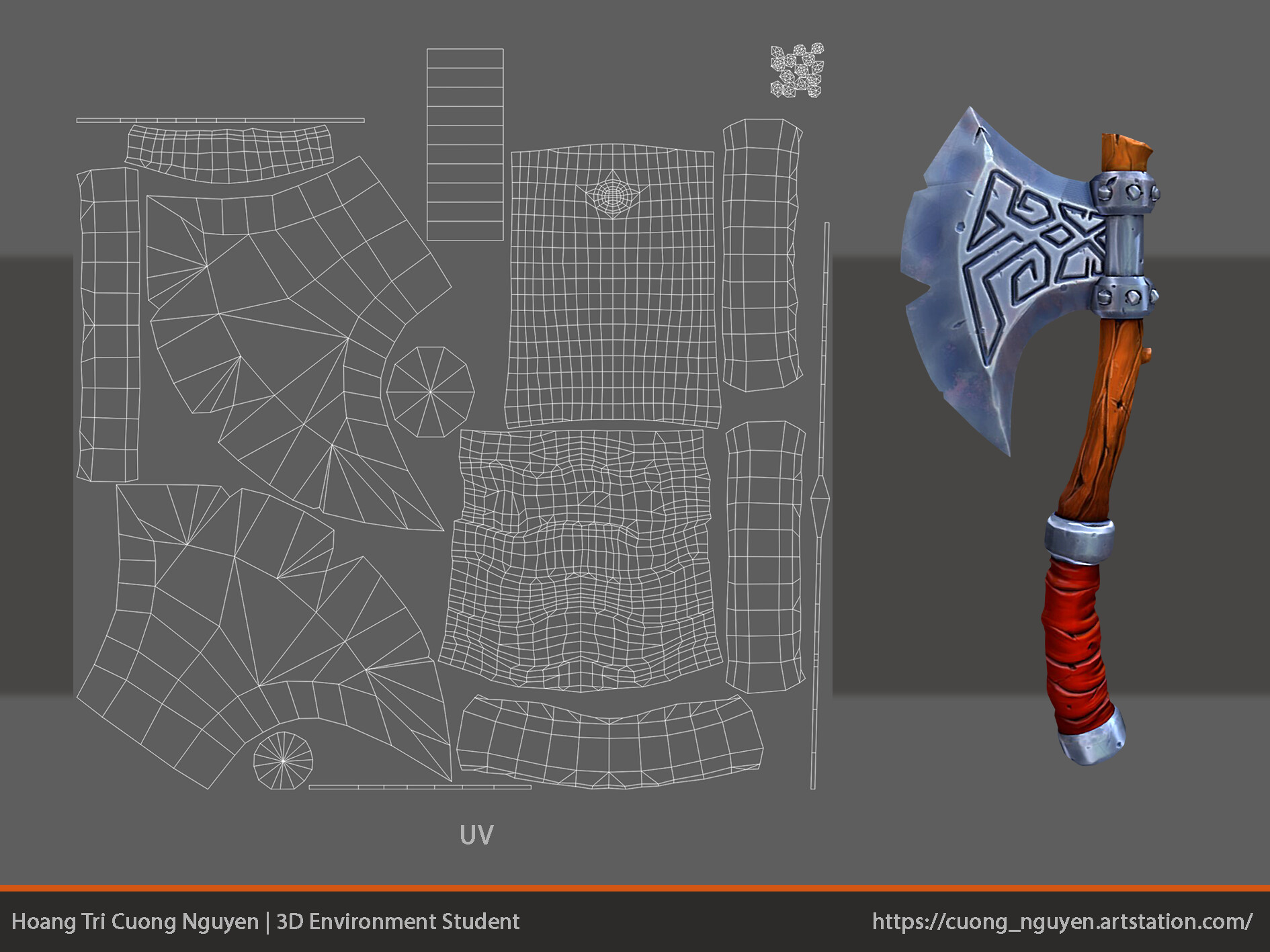 CuongNguyen_Owen - Stylized Axe