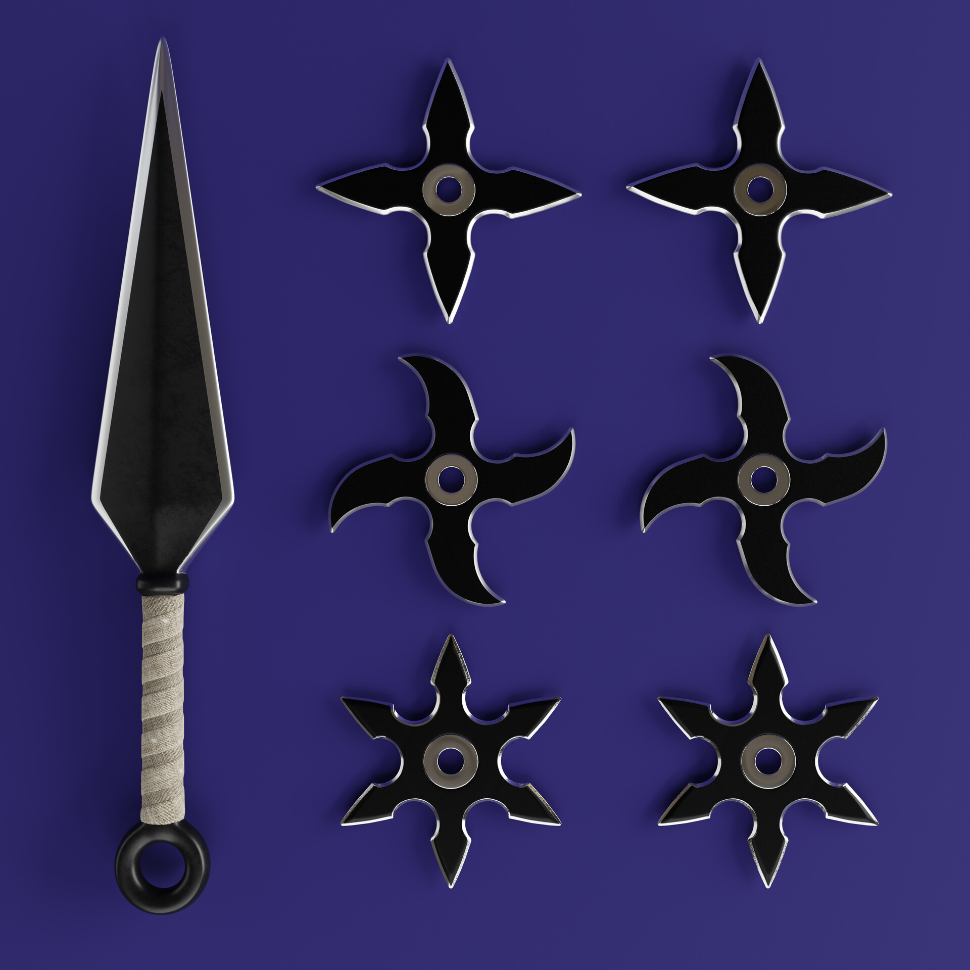 Shuriken Kunai Naruto