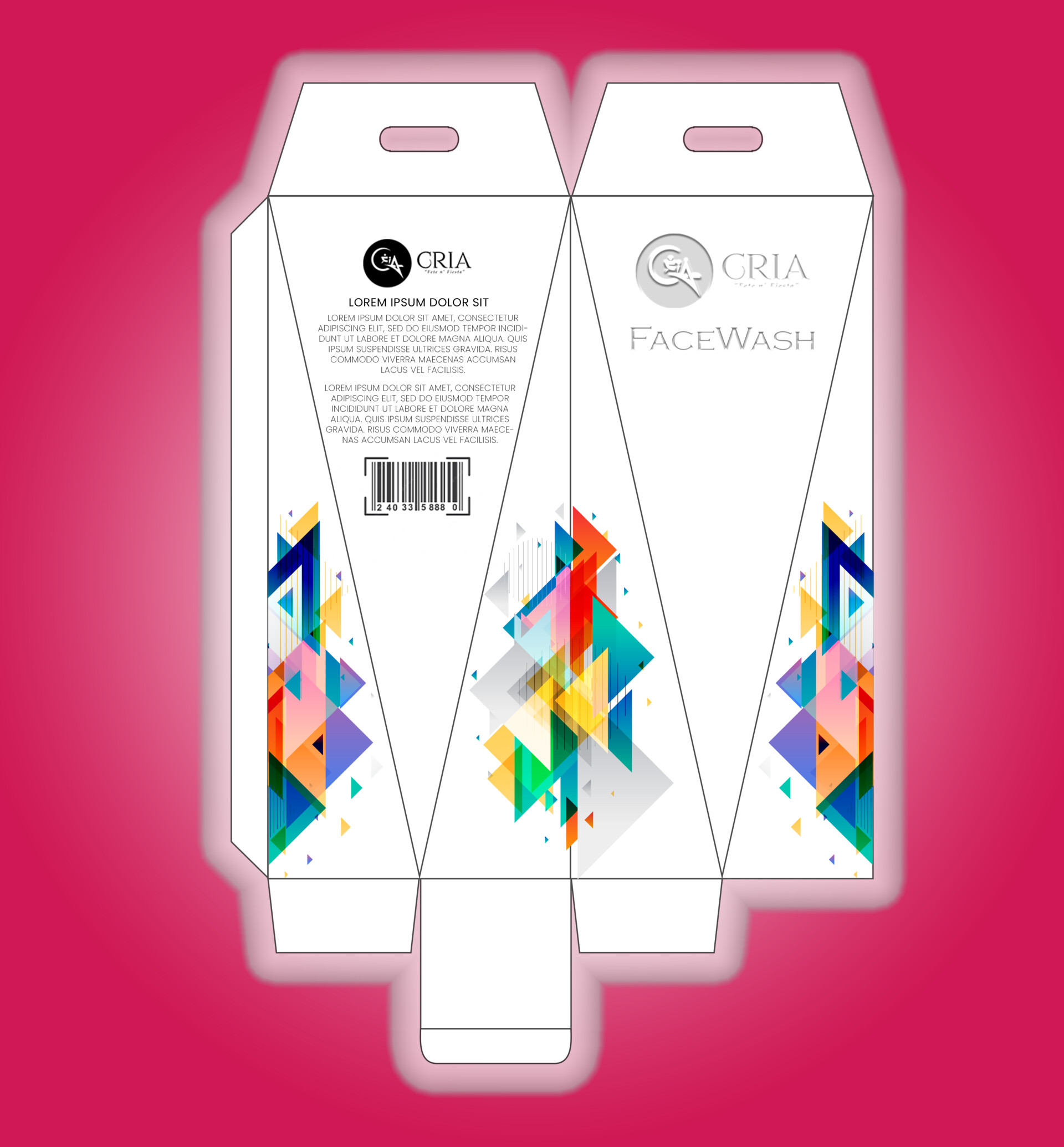 ArtStation - Facewash Package Design