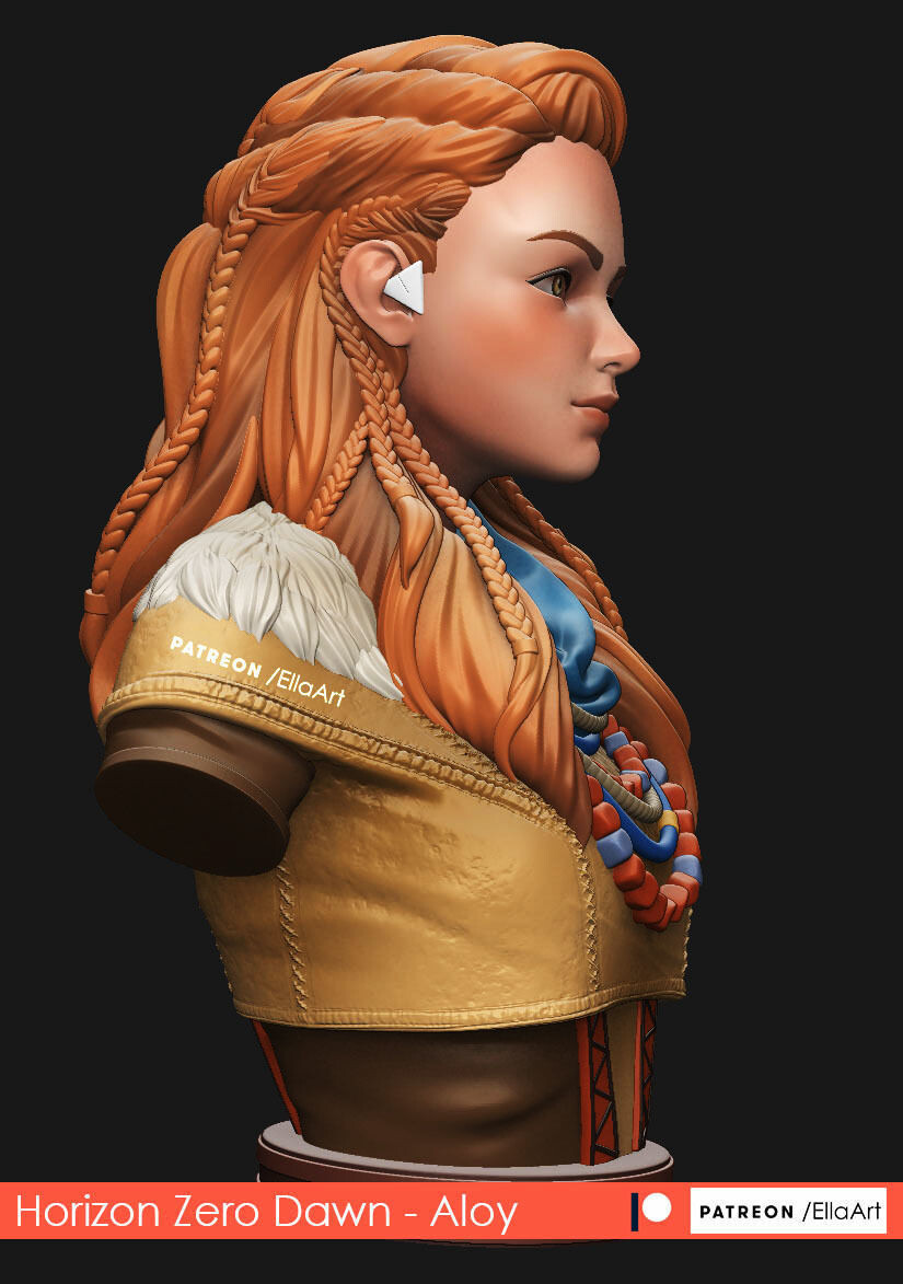 NomNom Figures - Aloy - Horizon Zero Dawn - Bust
