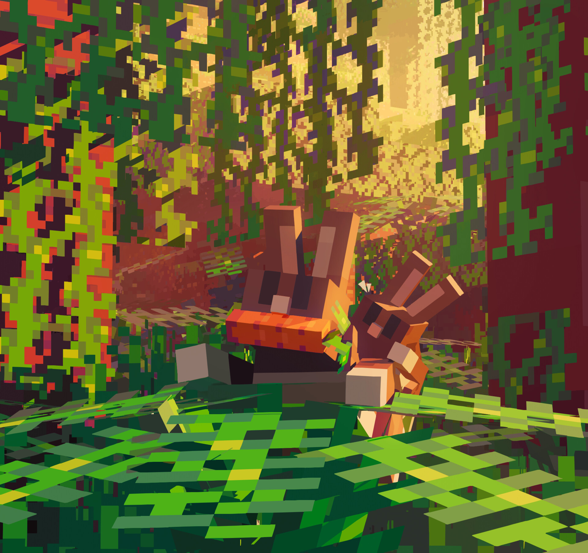 ArtStation - Rabbit / Minecraft