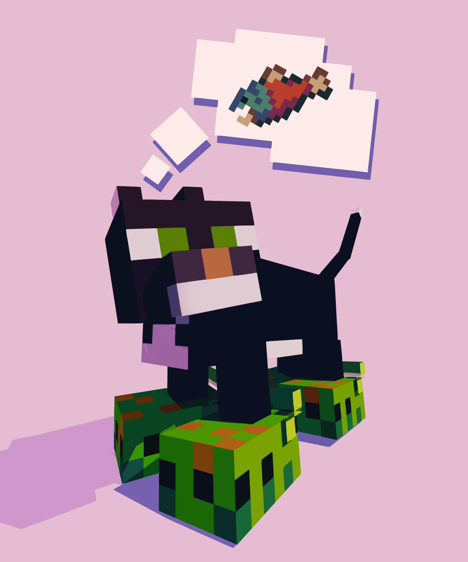 Baby Cat Minecraft