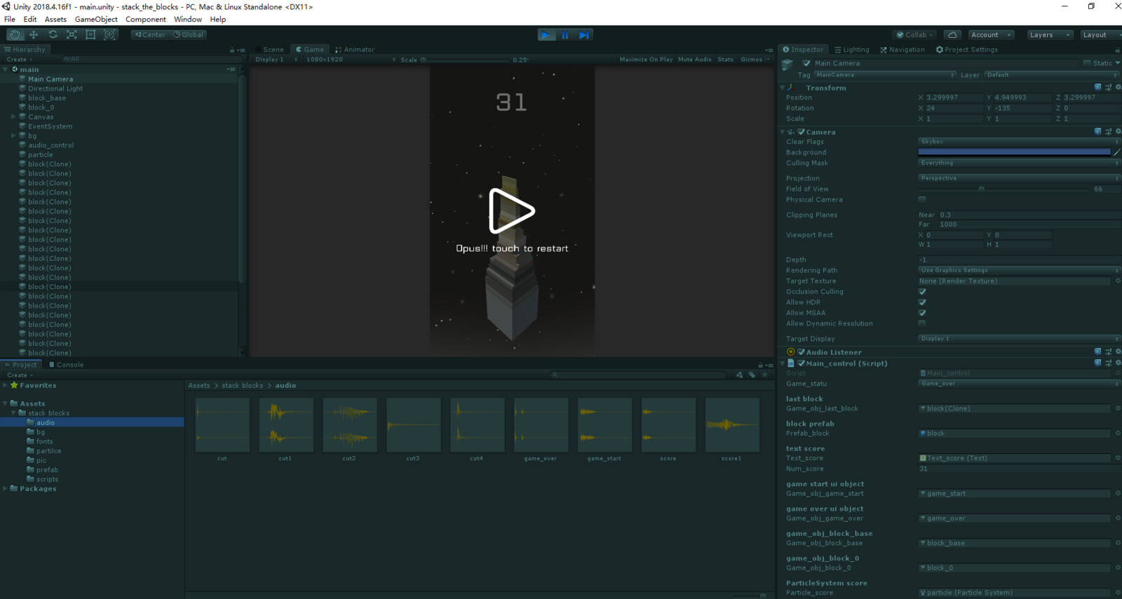 Easy Game Studio - Unity Template - Stack Blocks - Downlaodable
