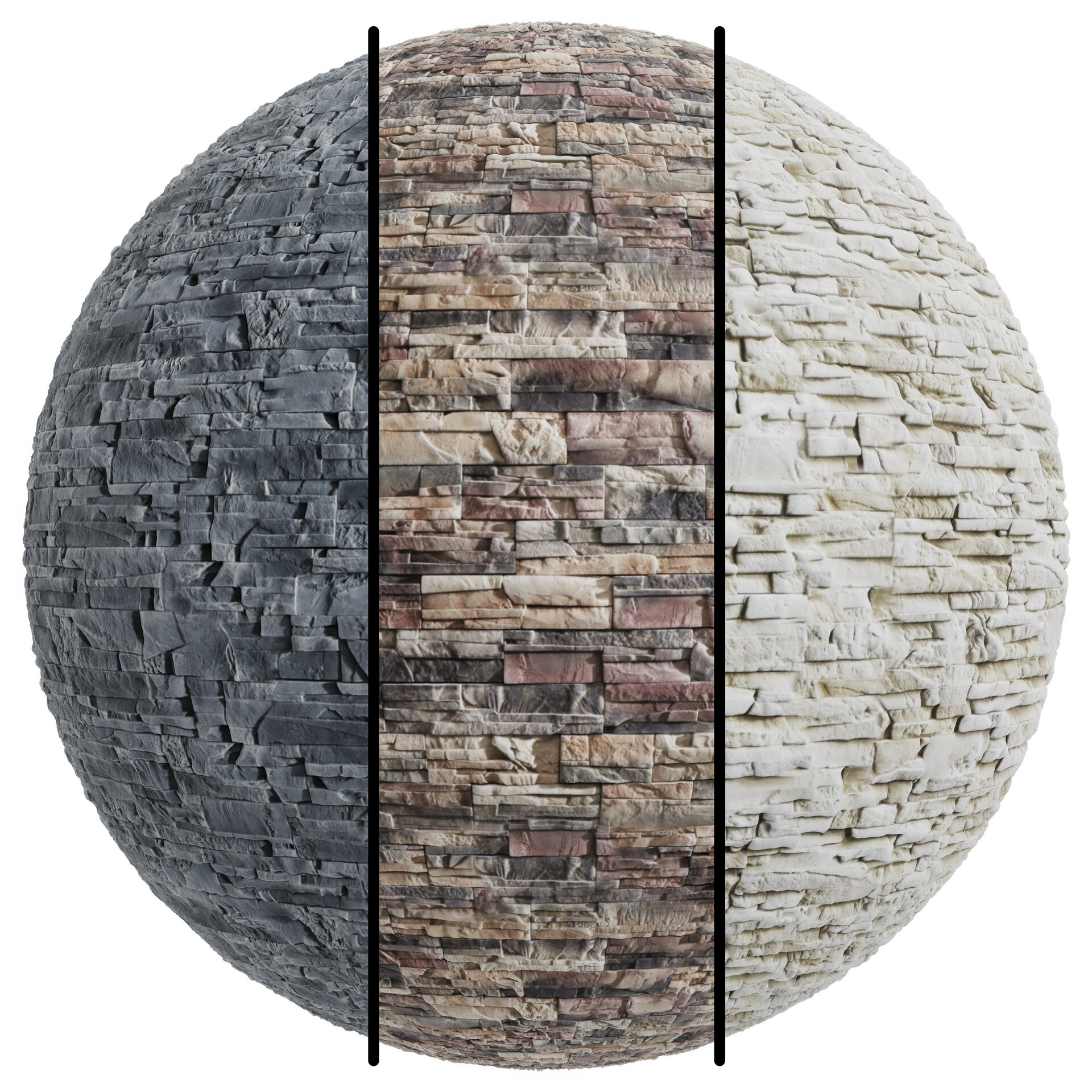 ArtStation - FB606 Exterior Stone Cladding facade | 3MAT | PBR | Seamless