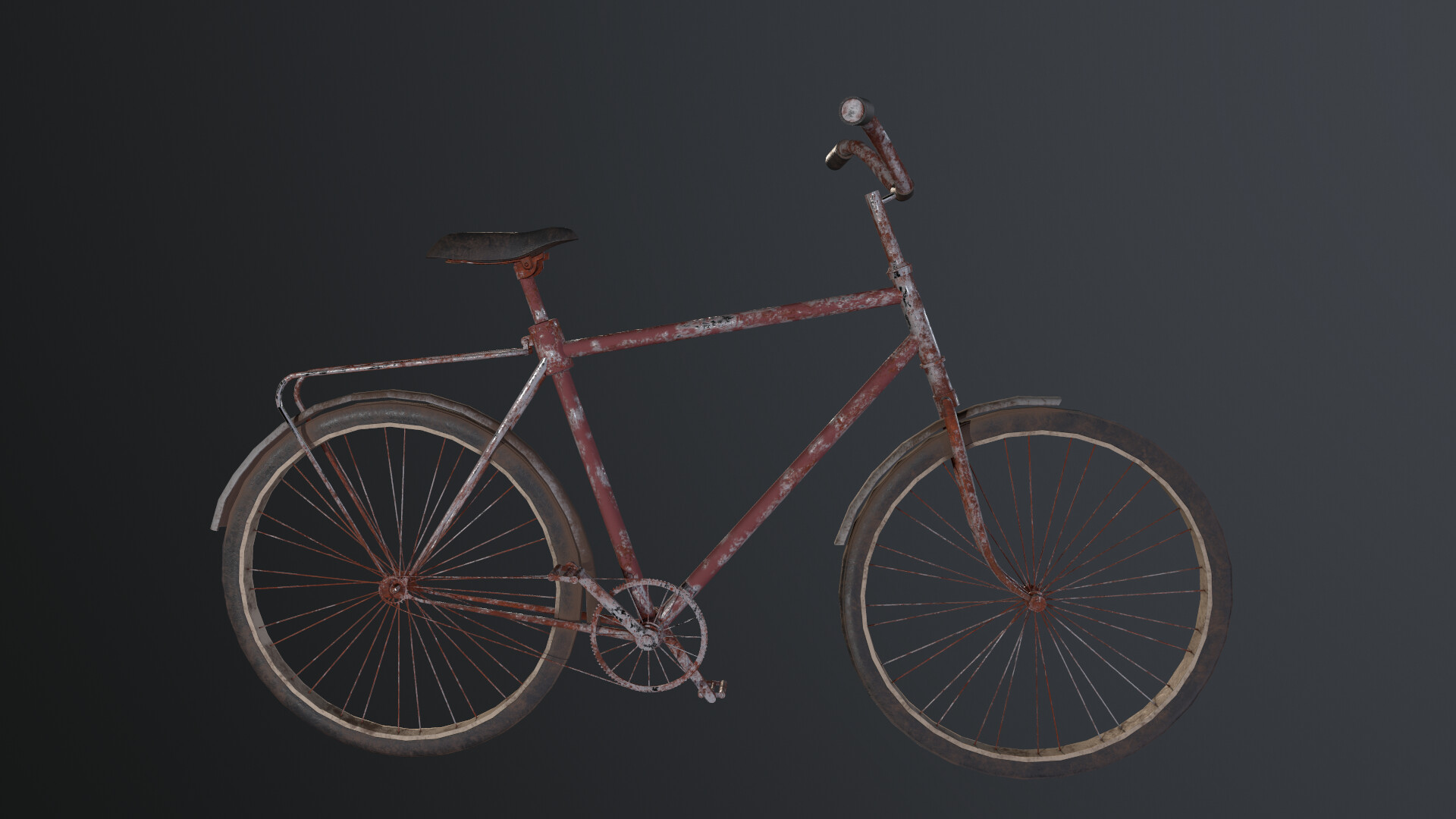 ArtStation - Old retro bike