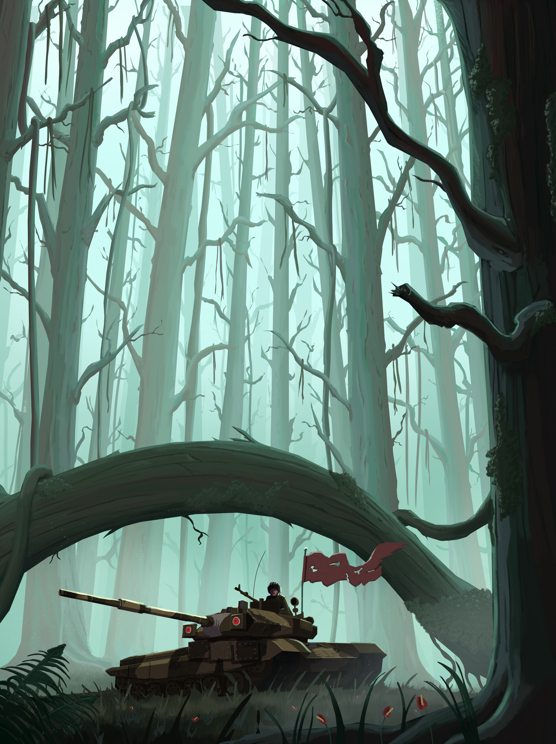 ArtStation - In a forest