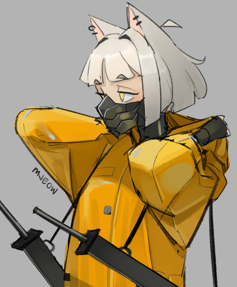 ArtStation - Mech cat girl