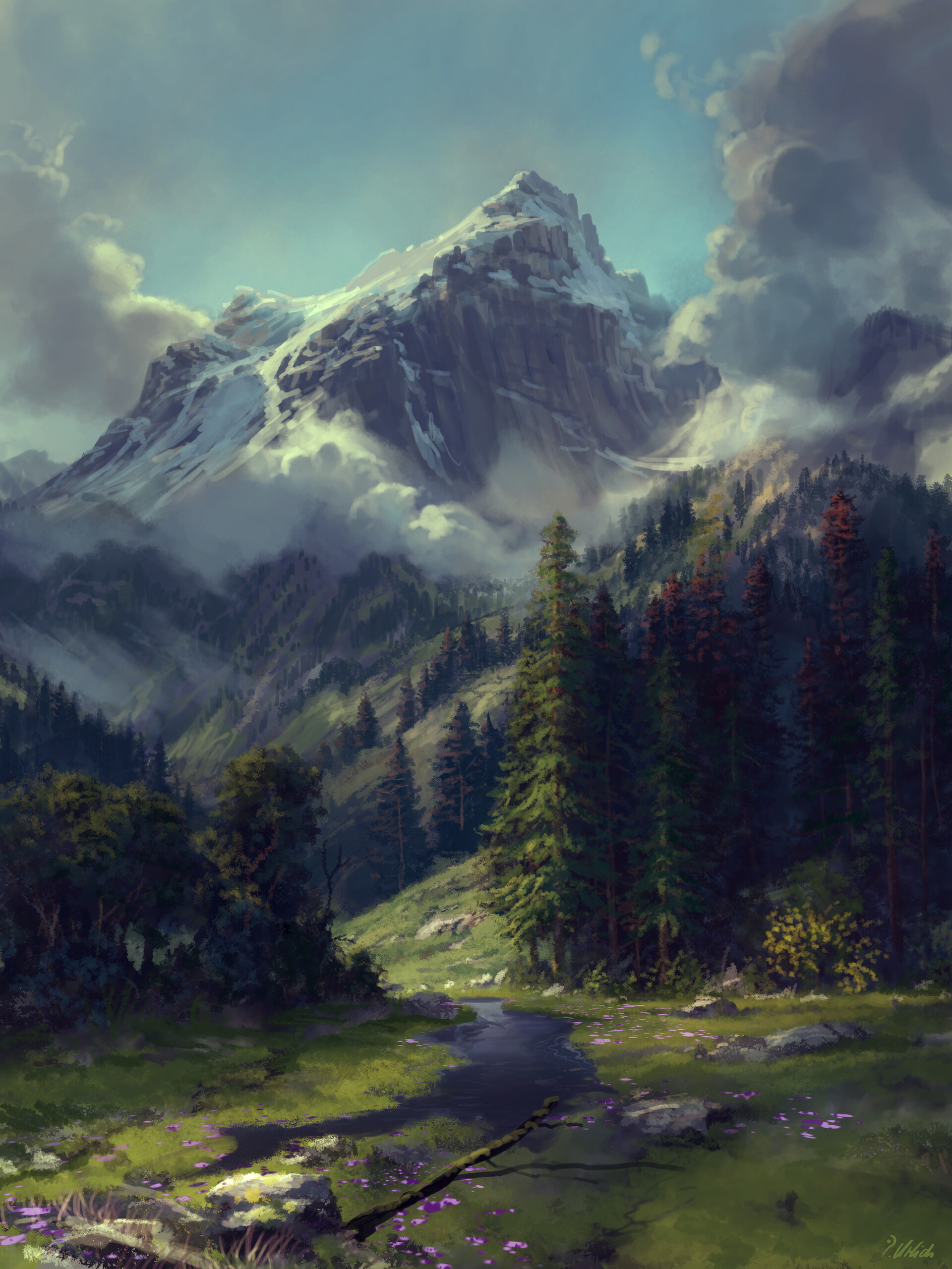 ArtStation - Mountainside