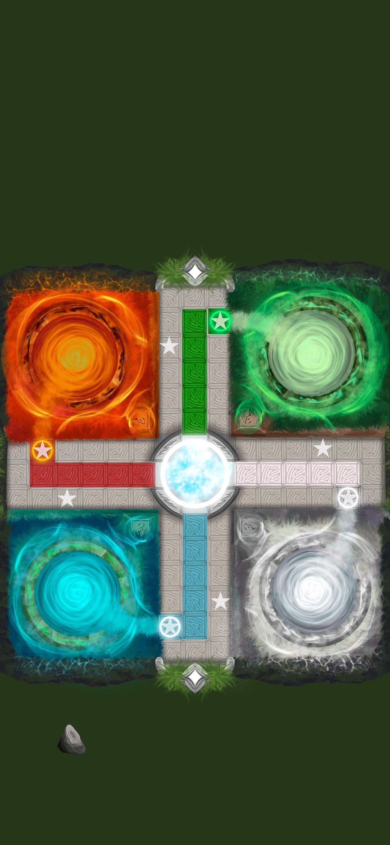 ArtStation - Ludo Elements! 💫 My game drawing progress. Entire piece ...