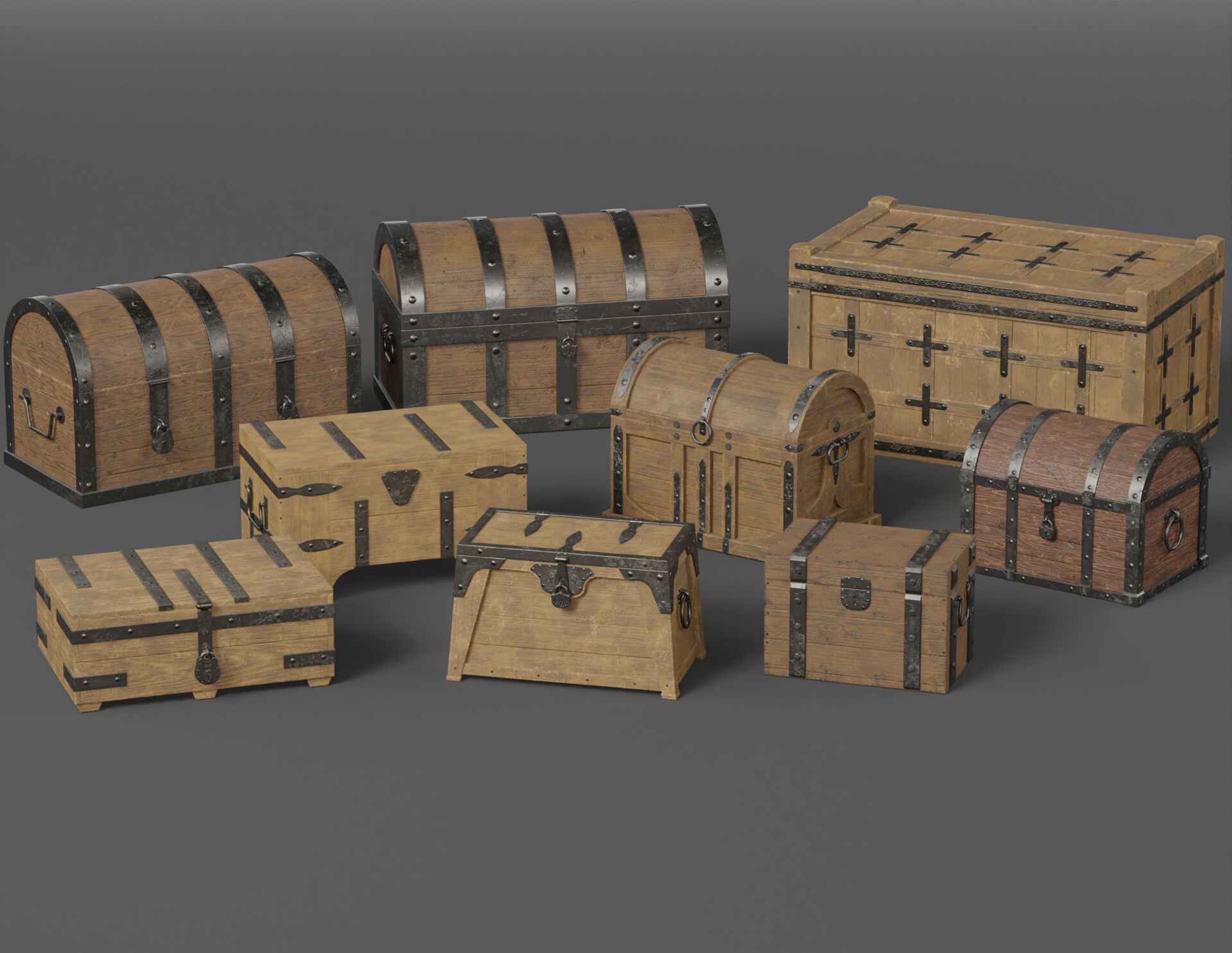 ArtStation - Medieval Chests
