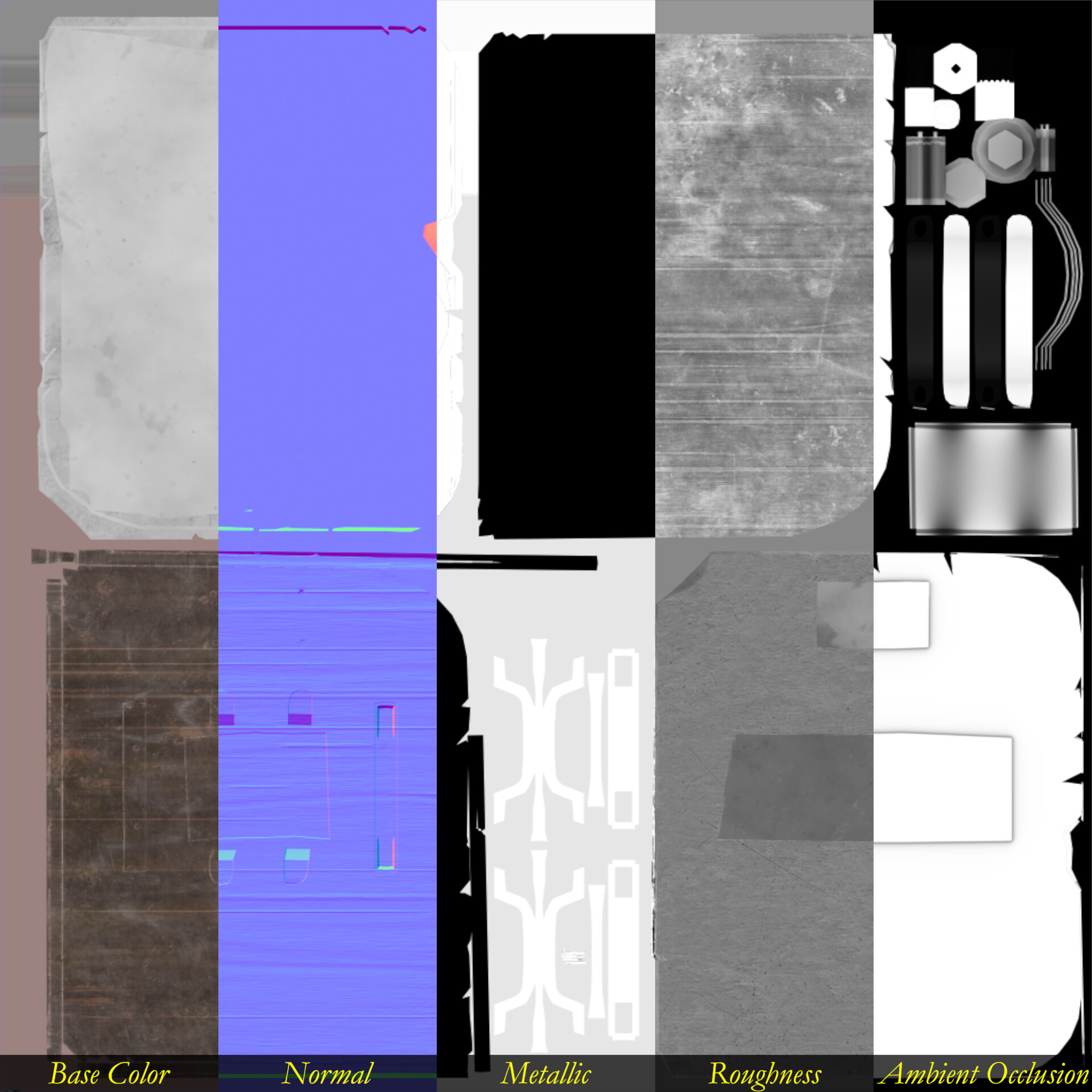 Anton Rost - Makeshift shield - commissioned prop // Substance Designer ...