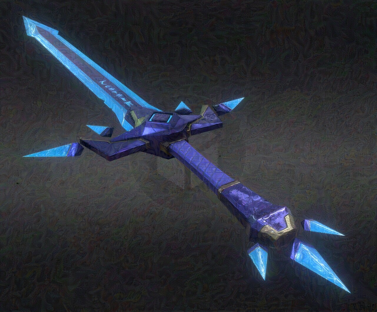 ArtStation - Stylized Crystal Sword( Practice )