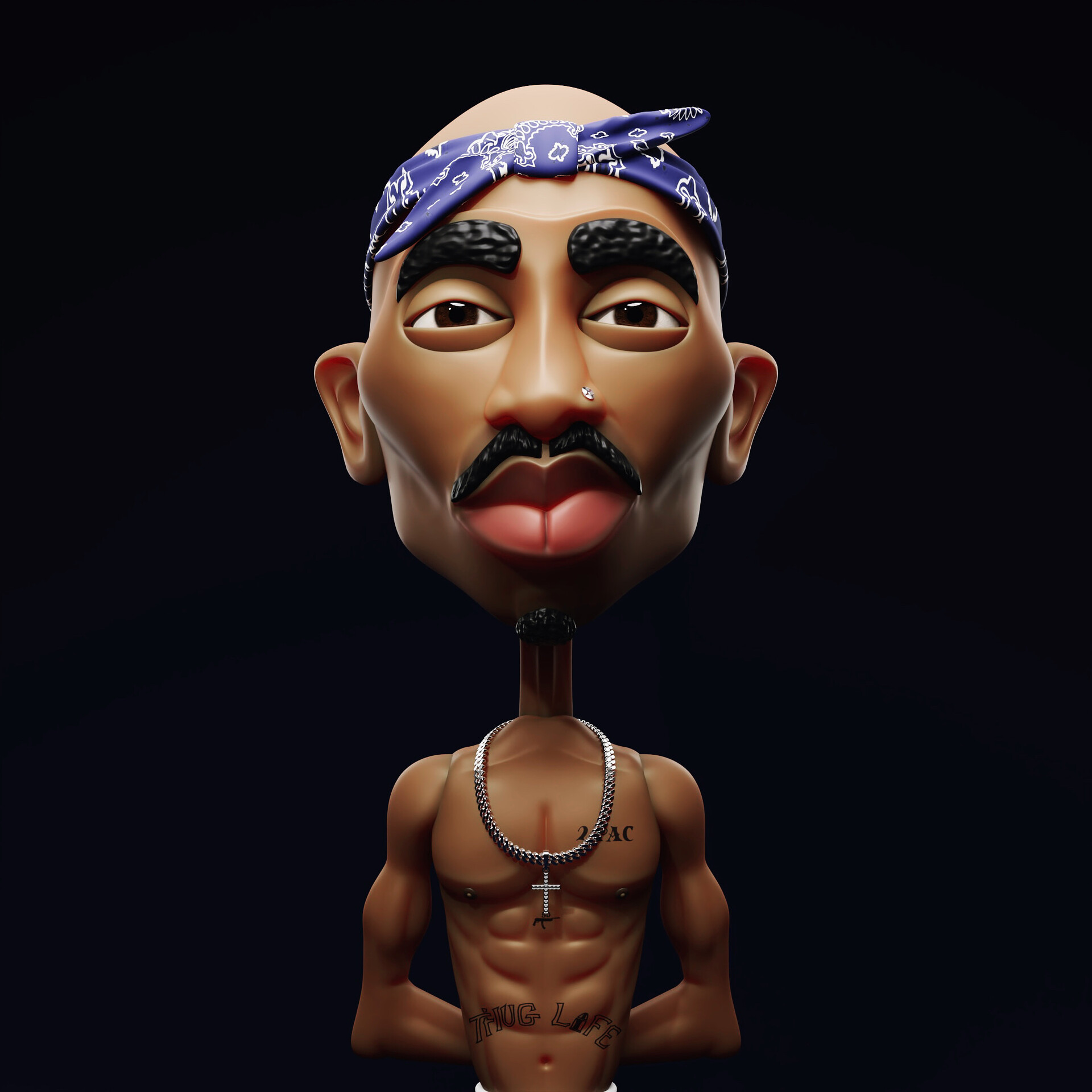 ArtStation - Tupac Shakur