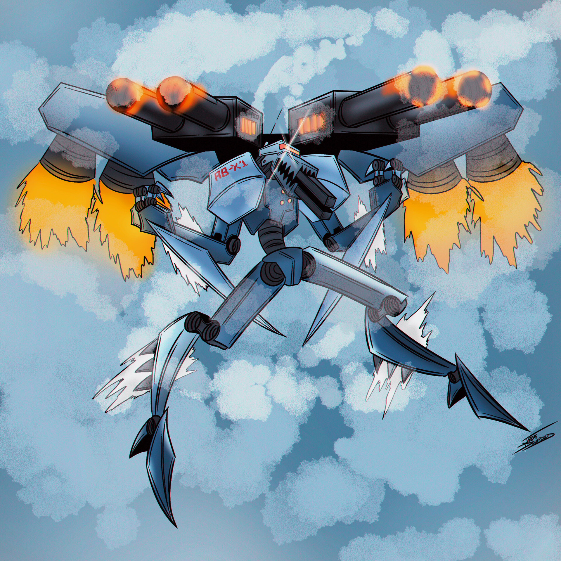 ArtStation - AB-X1 Planet Breaker