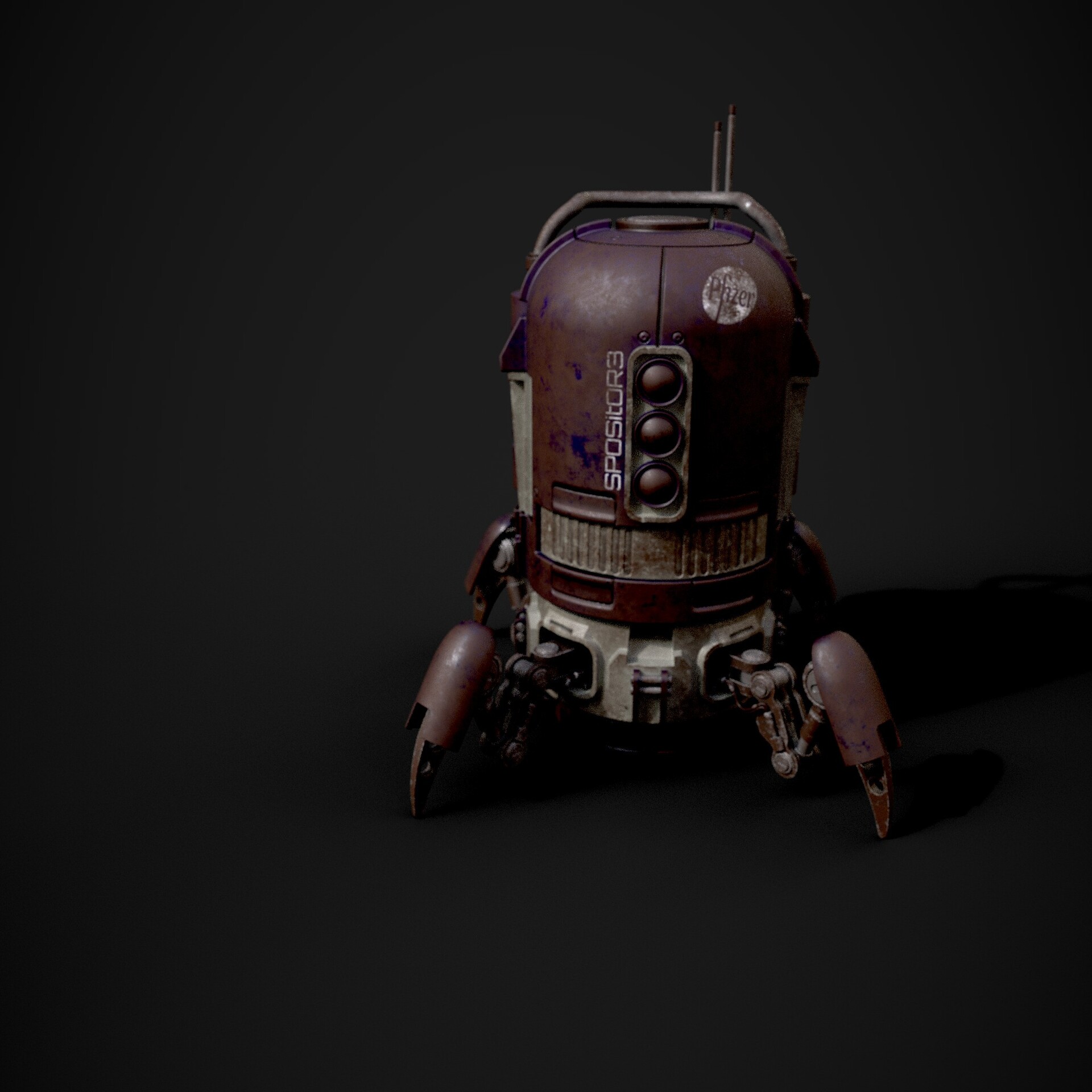 ArtStation - Substance Painter SpiderBot Practice