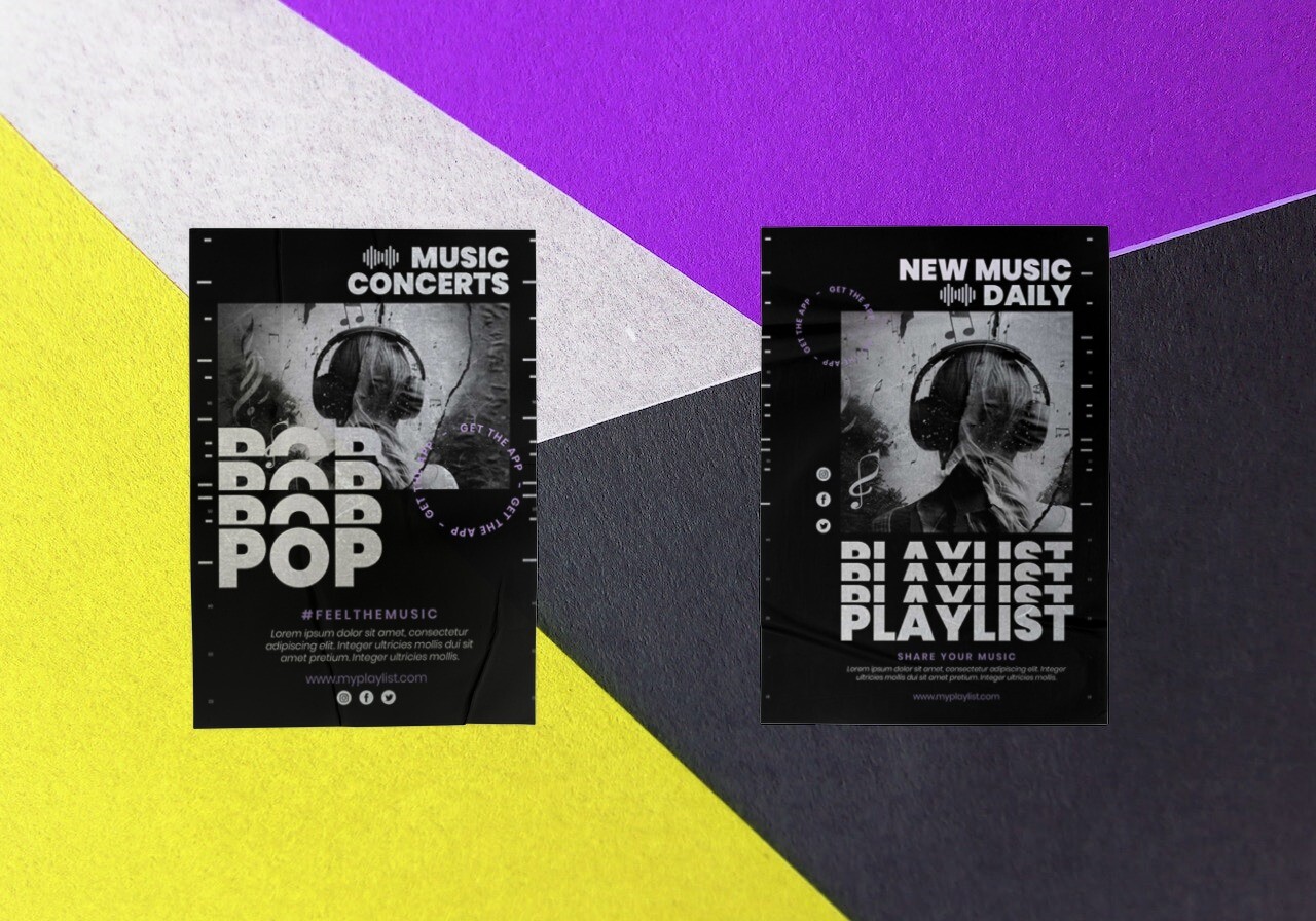 ArtStation - Music Poster Design Collection