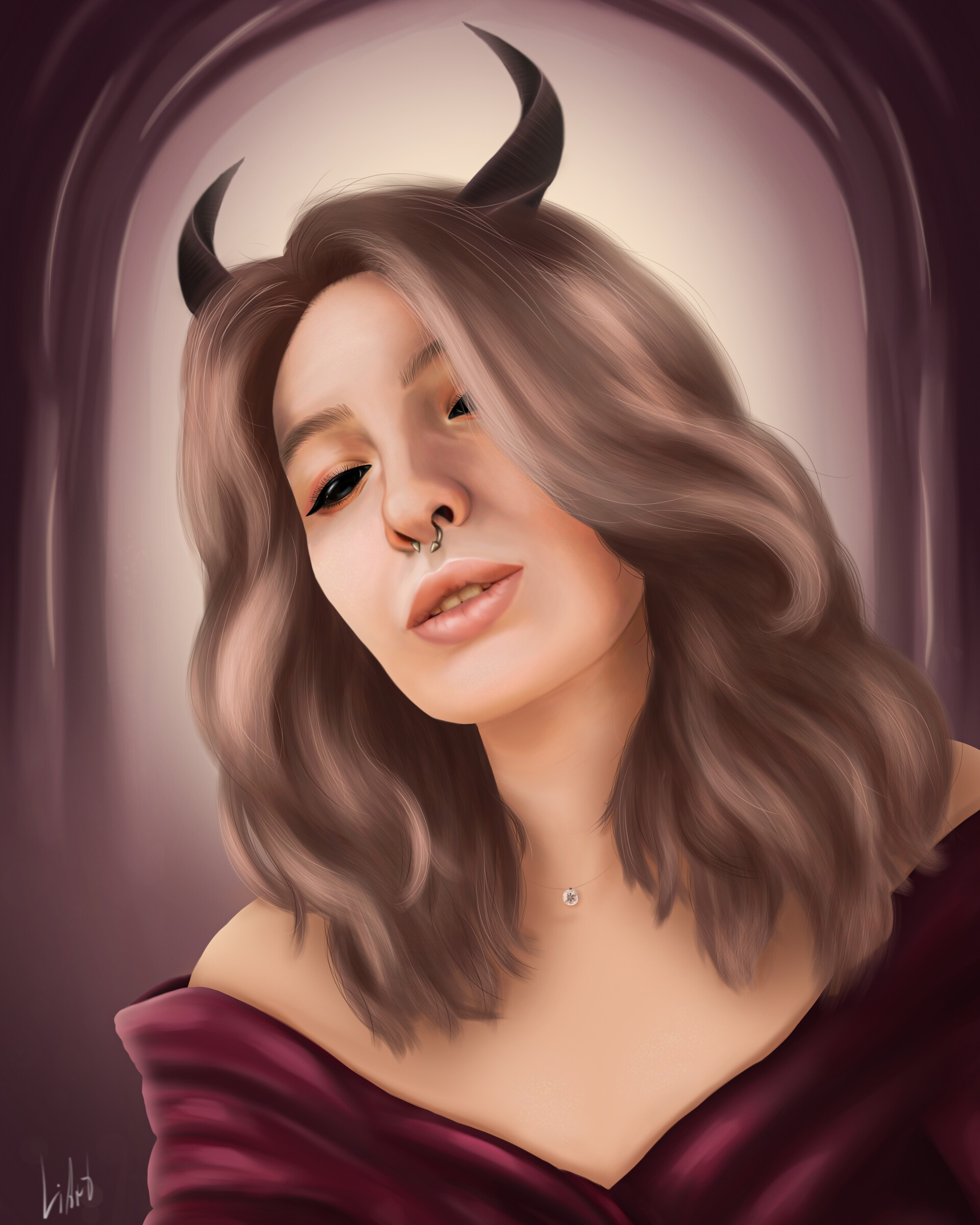 ArtStation - Demon girl